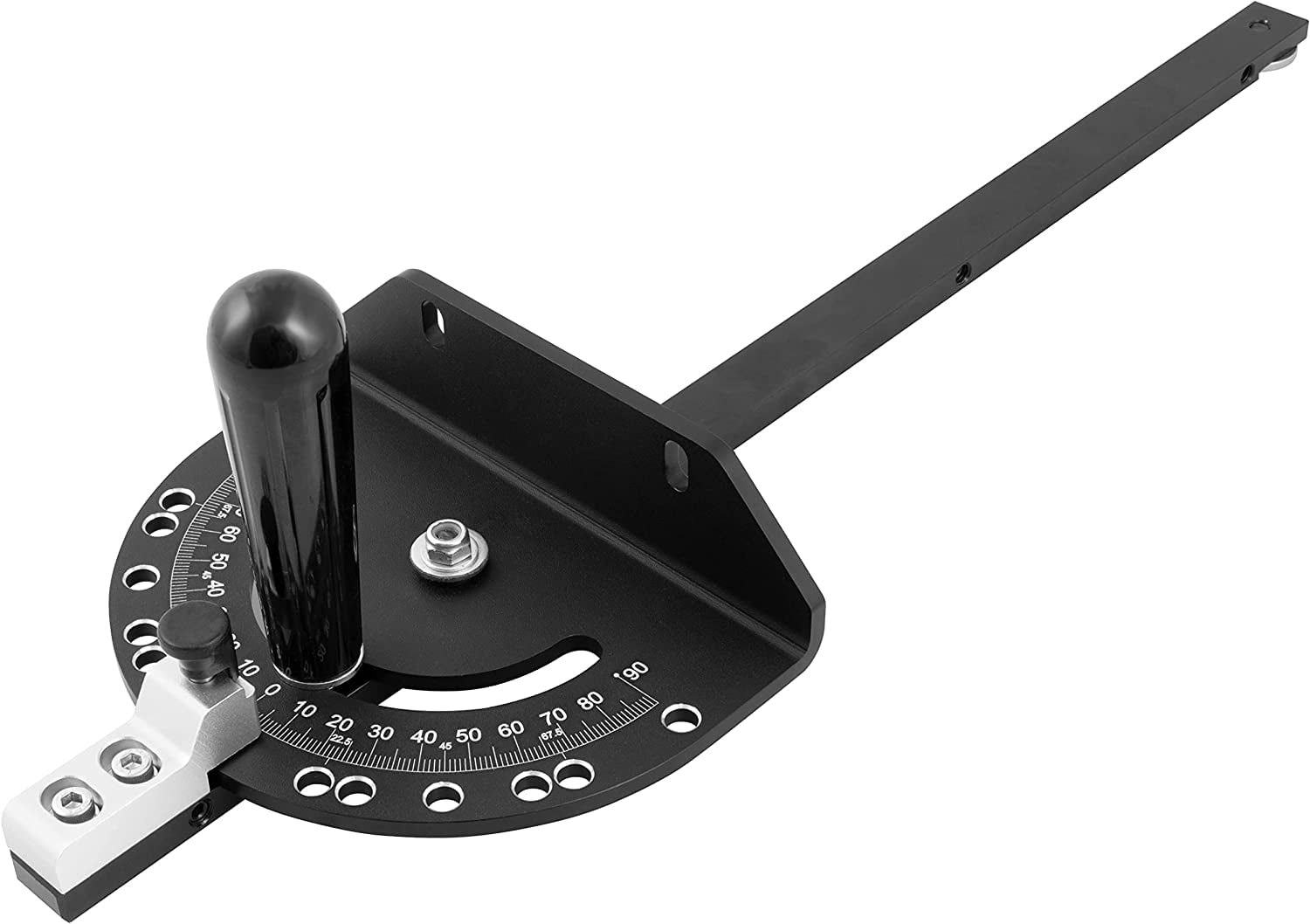 Precision Miter Gauge with a Standard Slot (3/4” x 3/8”) Steel Bar with ...