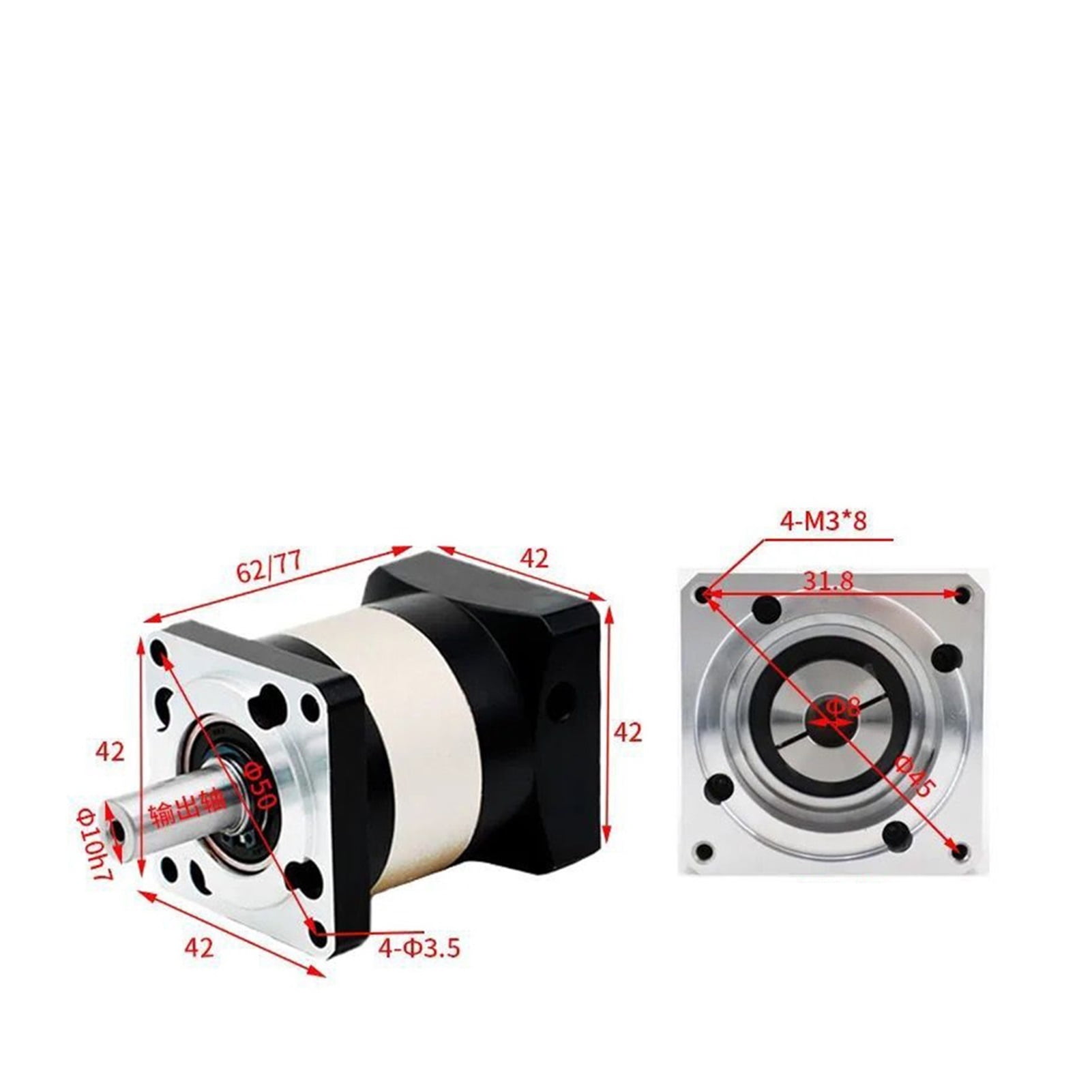 Precision Planetary Gear Reducer 60 80 90 86 Stepper Motor Reducer 750w ...