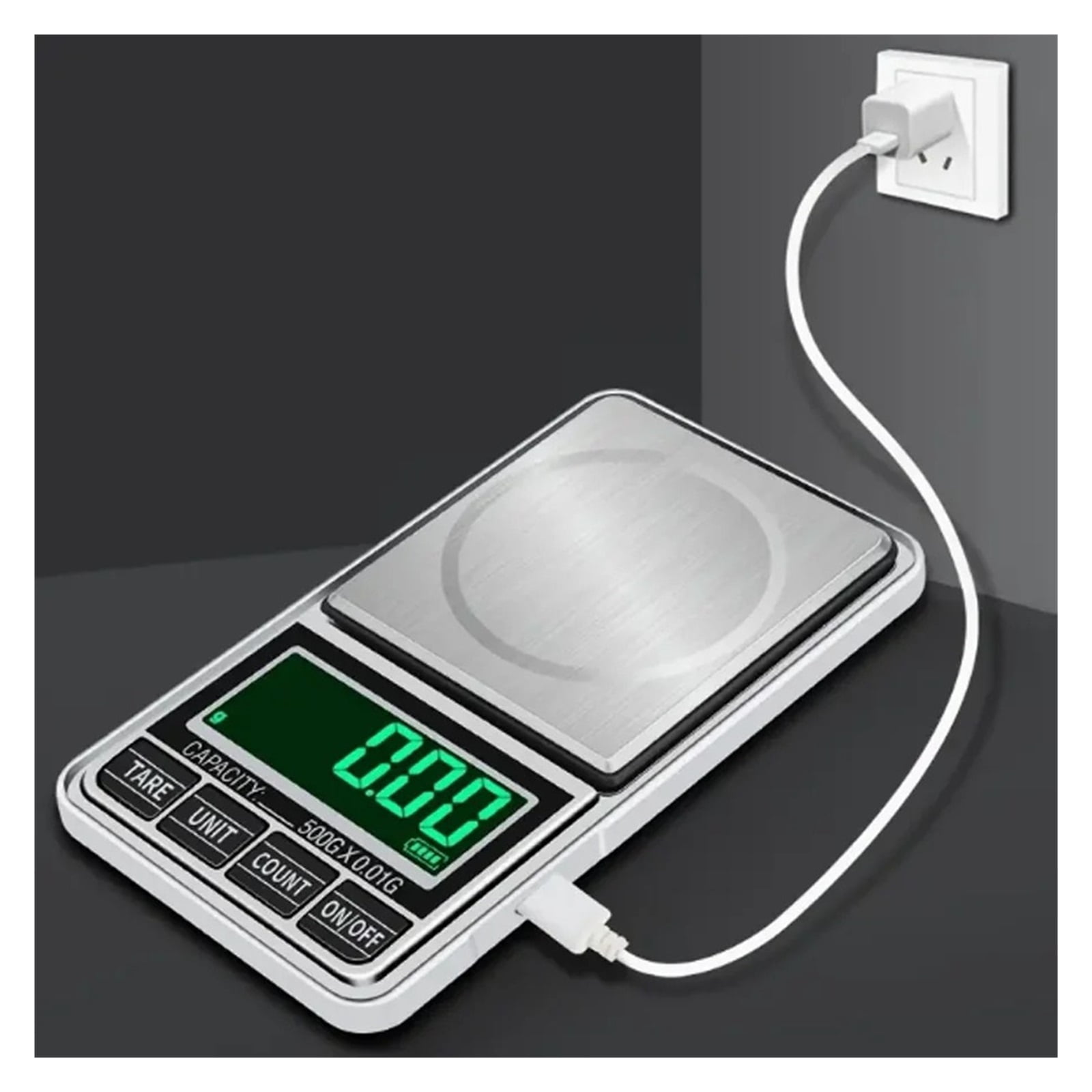 Precision Portable Mini Pocket Jewelry USB Rechargeable Digital Electronic Scale Gram Scale ...