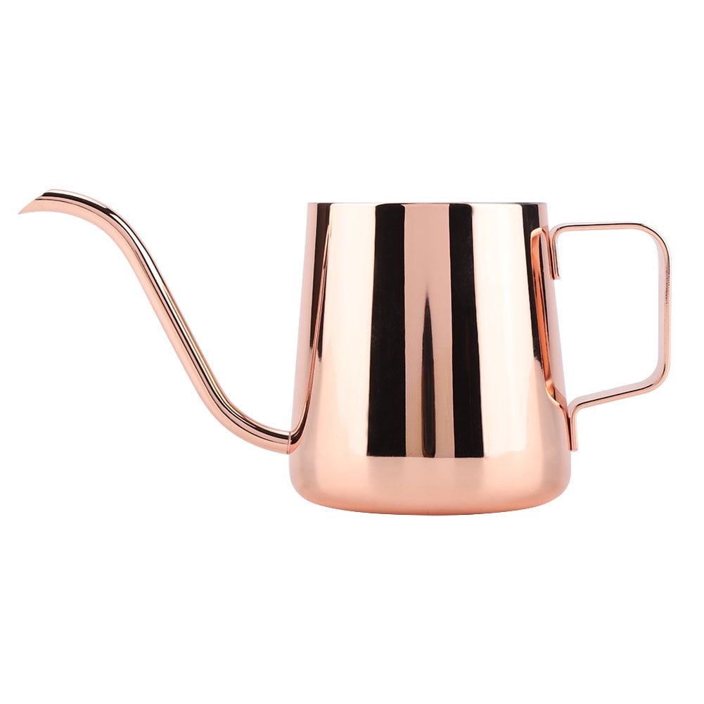 Precision Pour-Over Tea & Coffee Maker Pot Rose Gold 350ml Steel ...