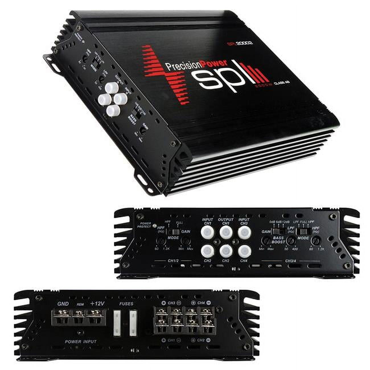 Precision Power Amplifier 2000 Watt Max 2 Channel - Walmart.com