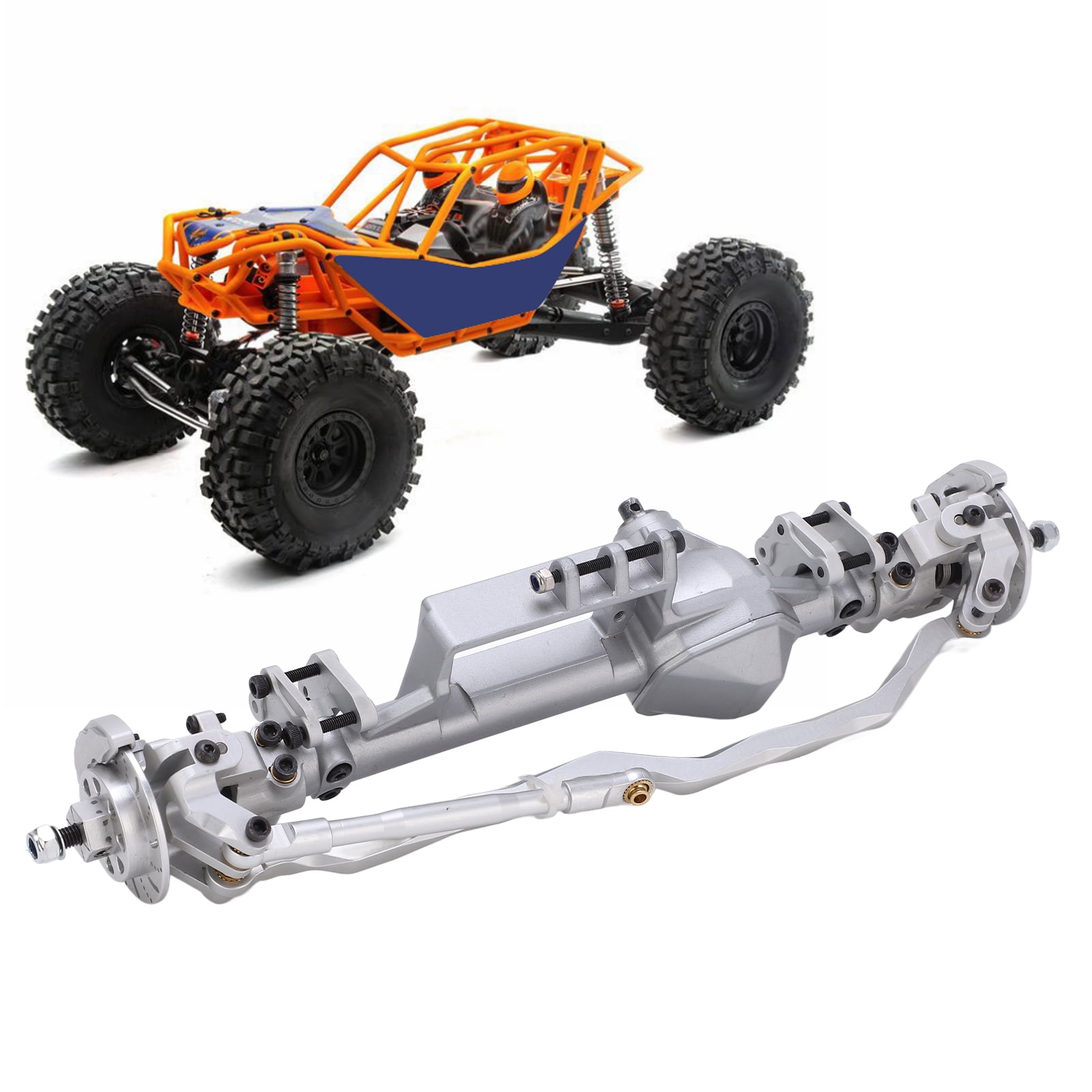 Precision RC Front Axle Assembly, Anodized Aluminum Design For Axial ...
