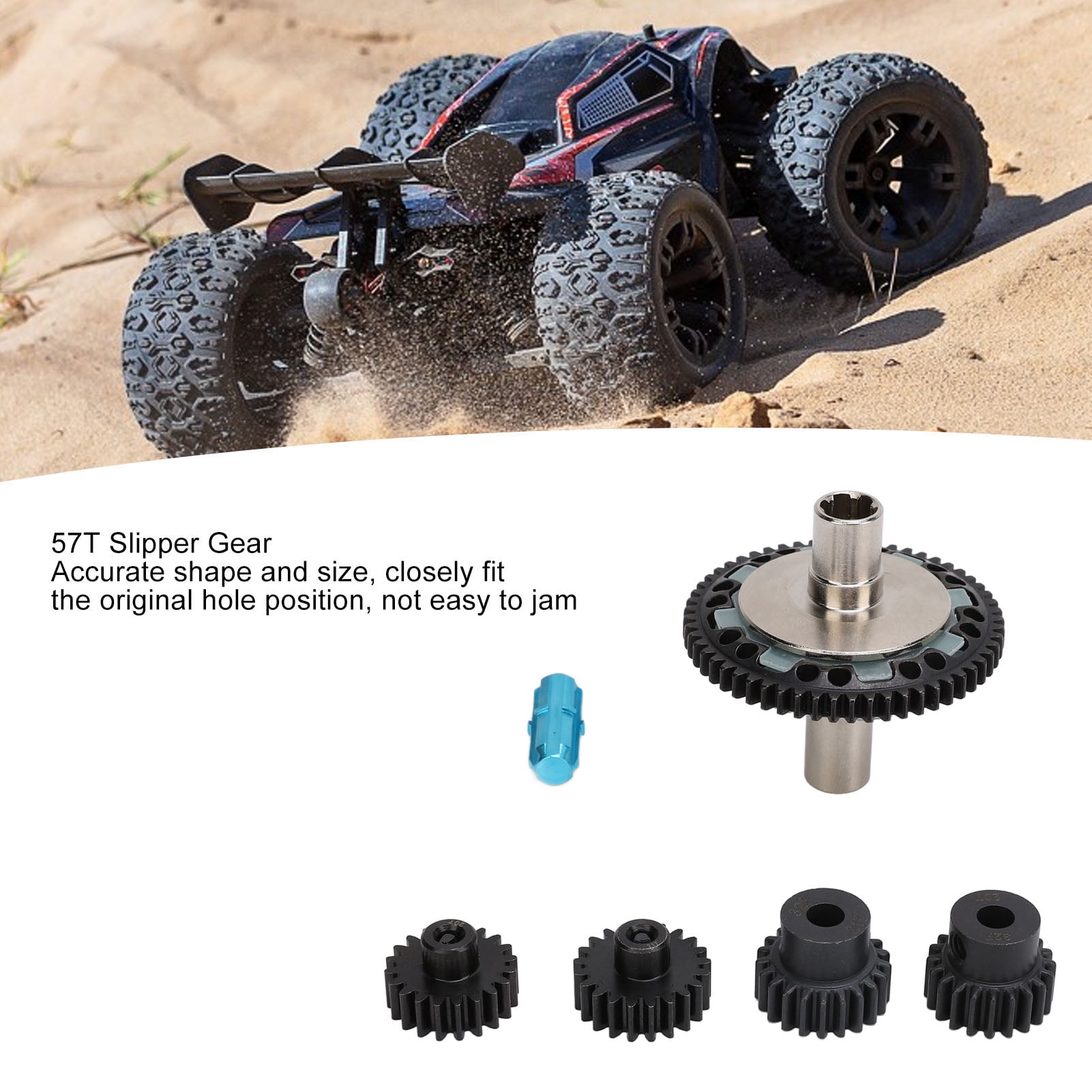 Precision RC Gearbox Gear Set, 0.8mod, Anti,Jamming Design For ARRMA ...