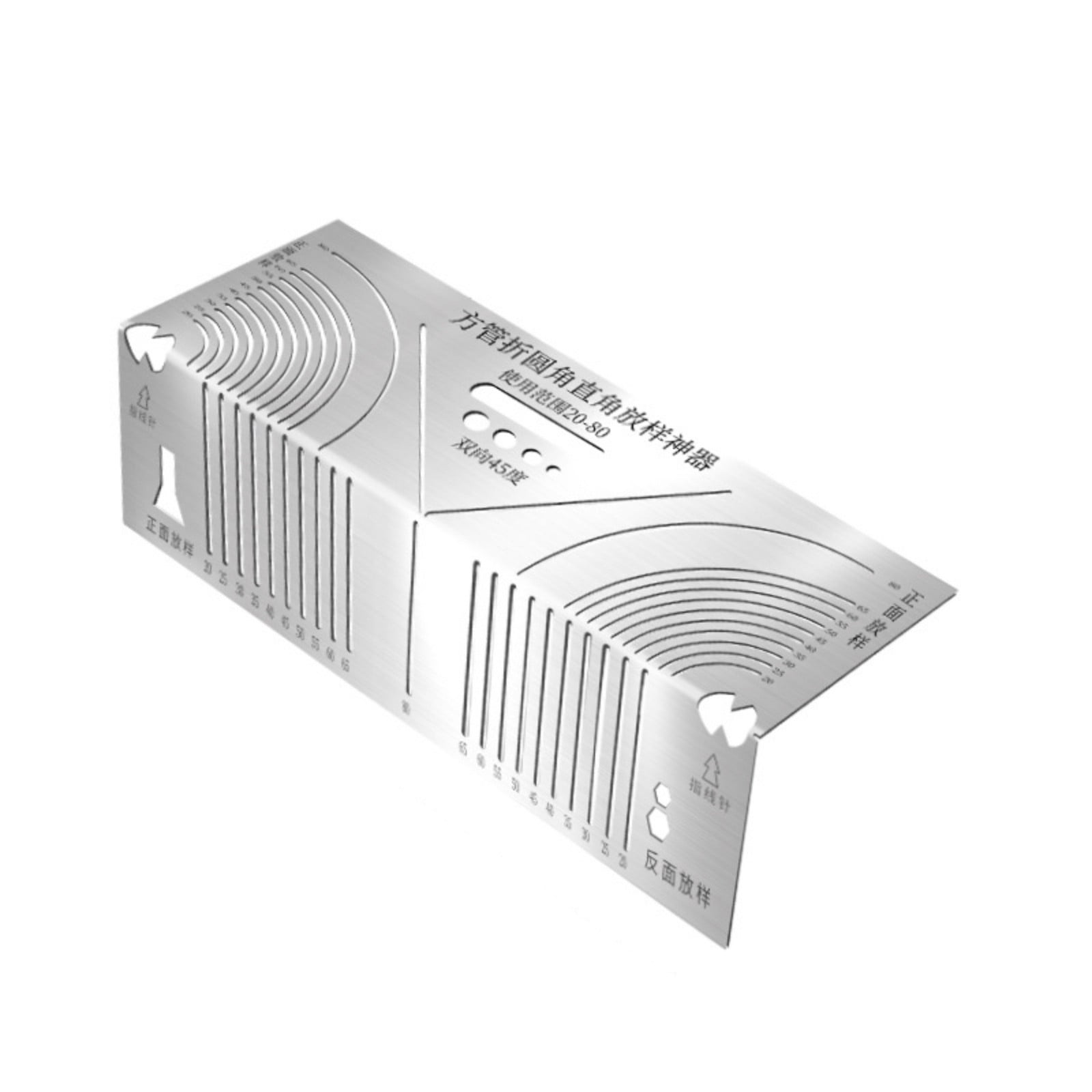 Precision Right Angle Angle Finder Ruler Tool - Carpenter Layout Line ...