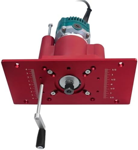 Precision Router Lift, Router Lift and Woodworking Router Table Insert ...