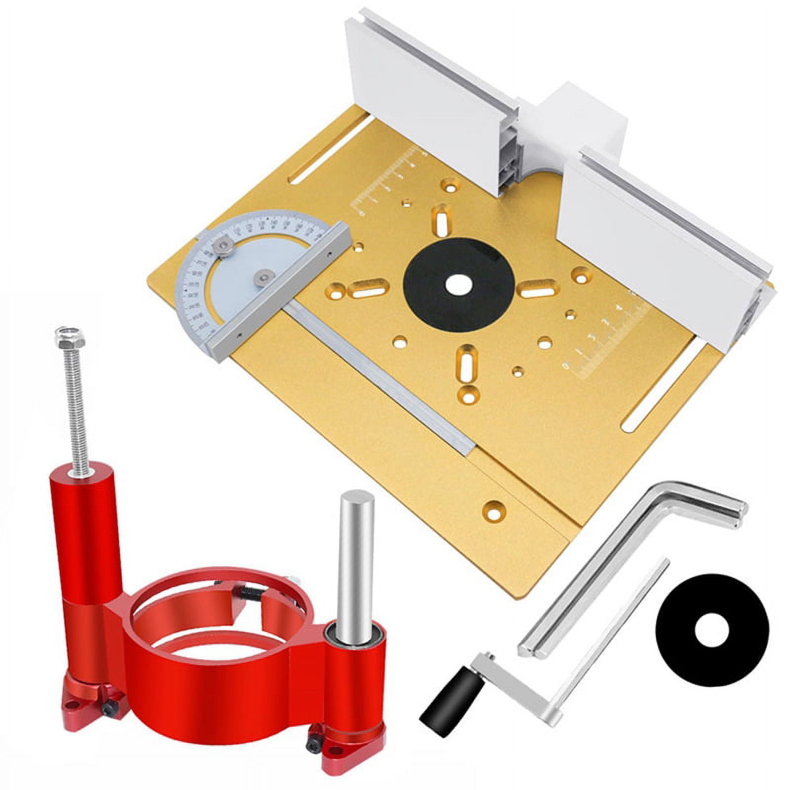 Precision Router Lift System and Router Table Insert Plate Wood Router ...