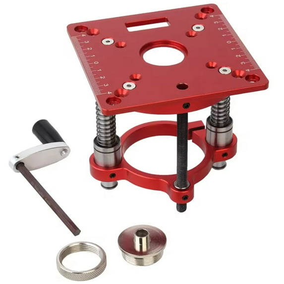 Router Lift Woodworking Router Table Insert Plate Lift Base Engraving ...