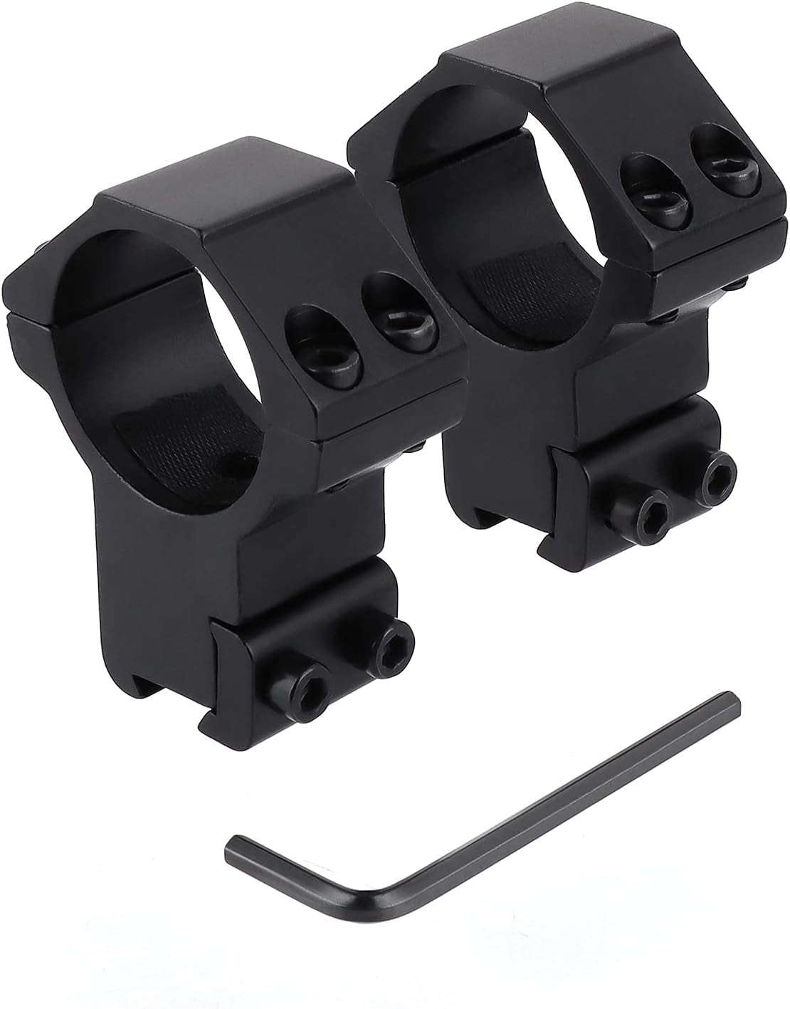 Precision Scope Mount Rings, Medium Profile Dovetail Rails Compatible ...