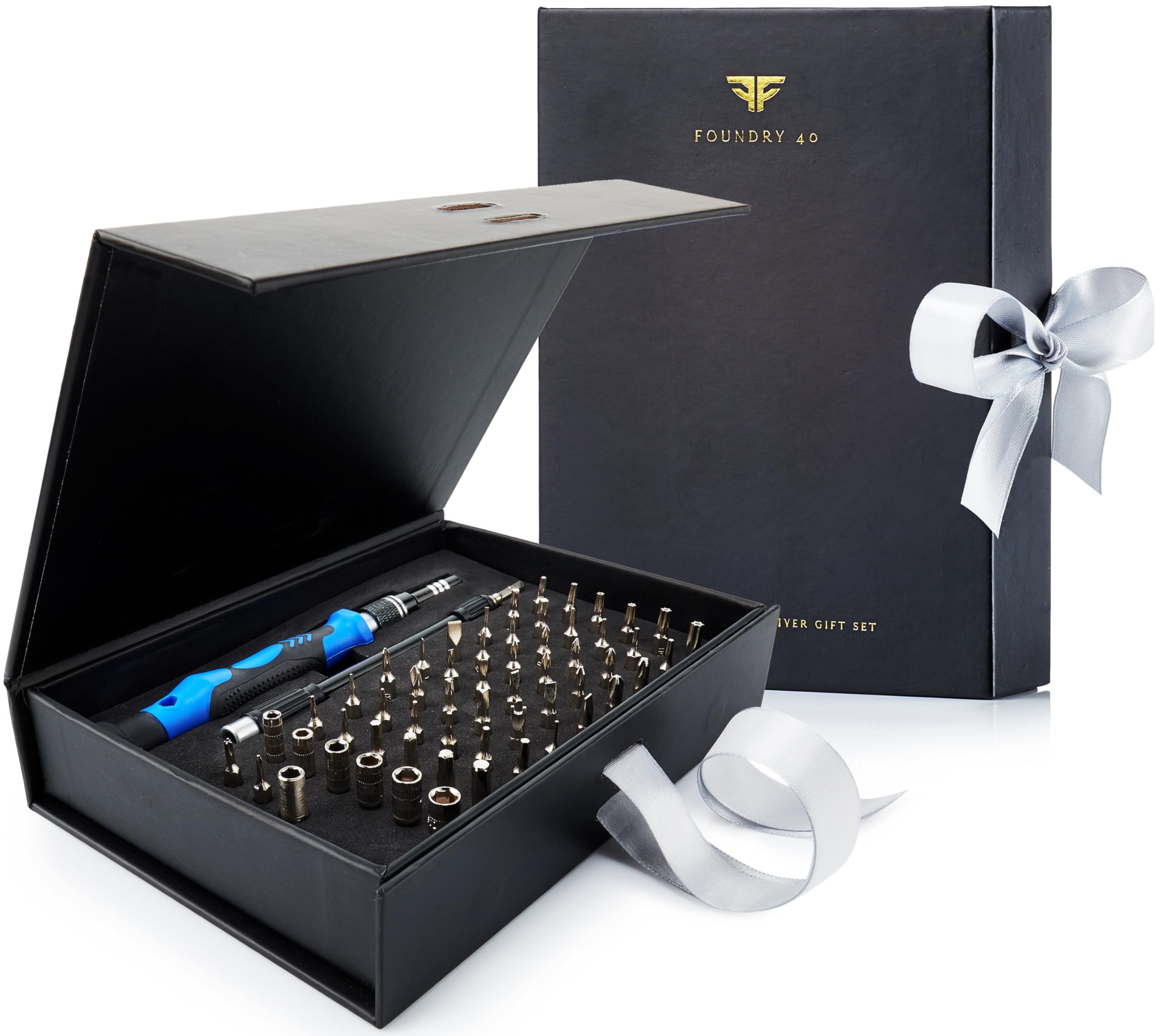 Precision Screw Driver Set - 60 in 1 Various, Magnetic Bits Screwdriver ...