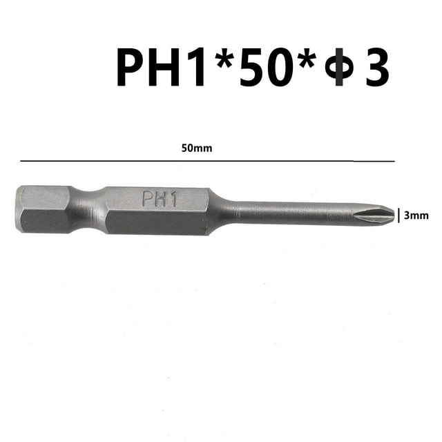 Precision Screwdriver Bit Set with Different Sizes and Types PH00 PH0 PH1 PH2 - Walmart.com