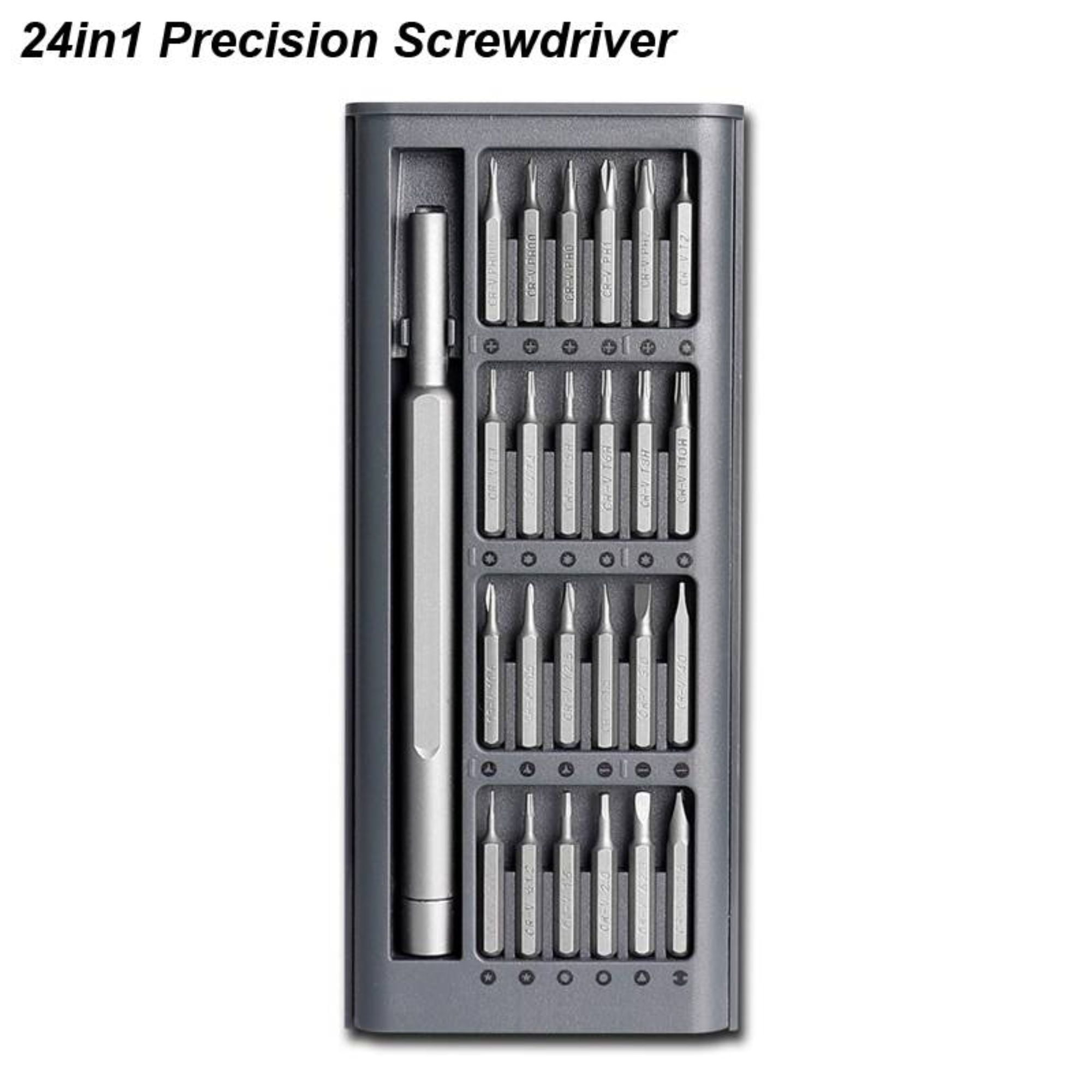 Precision Screwdriver Set, 24 Bit Set, Pocket Screwdriver Tool Set ...
