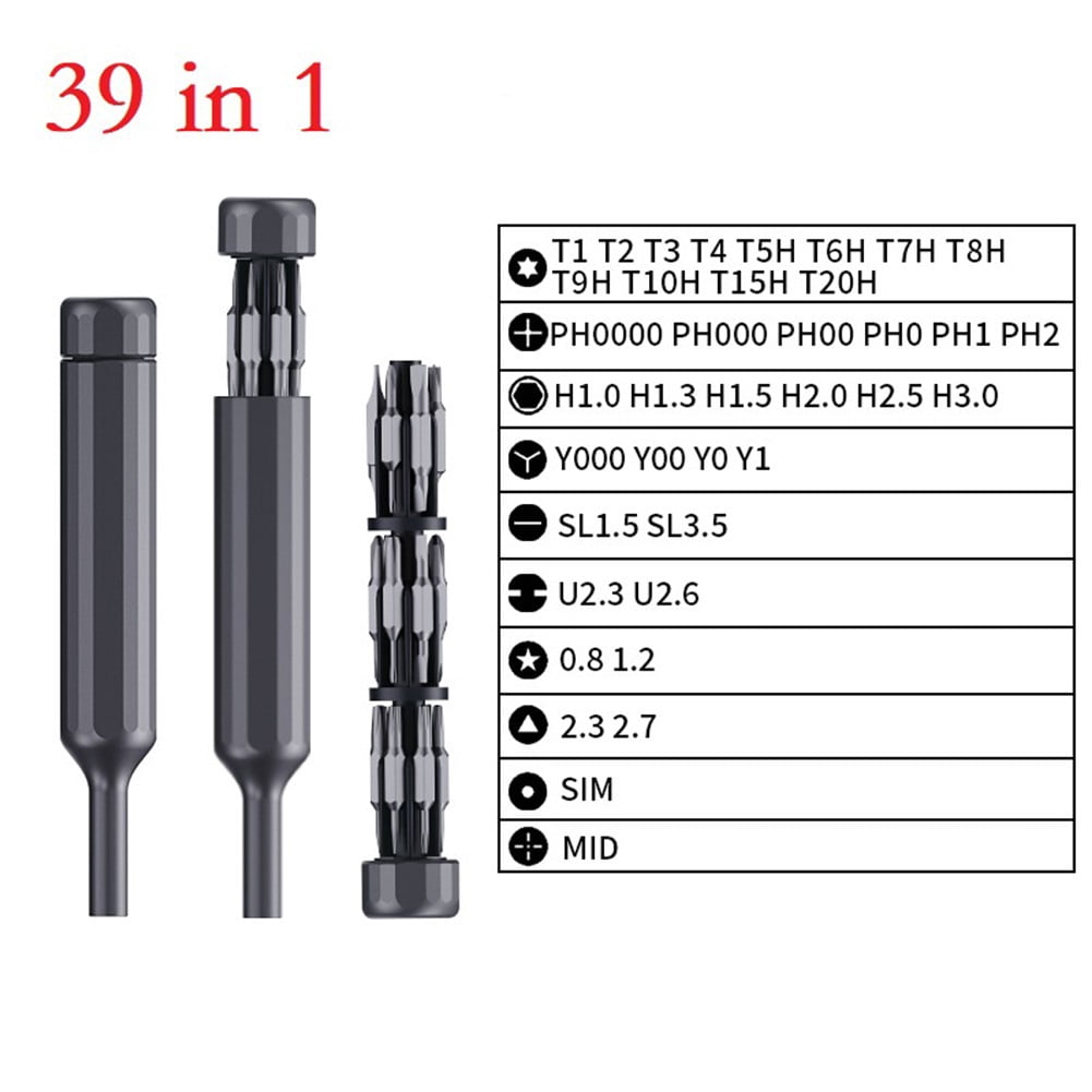 Precision Screwdriver Set 27-In-1 / 39-In-1 Manual Screwdriver Set ...