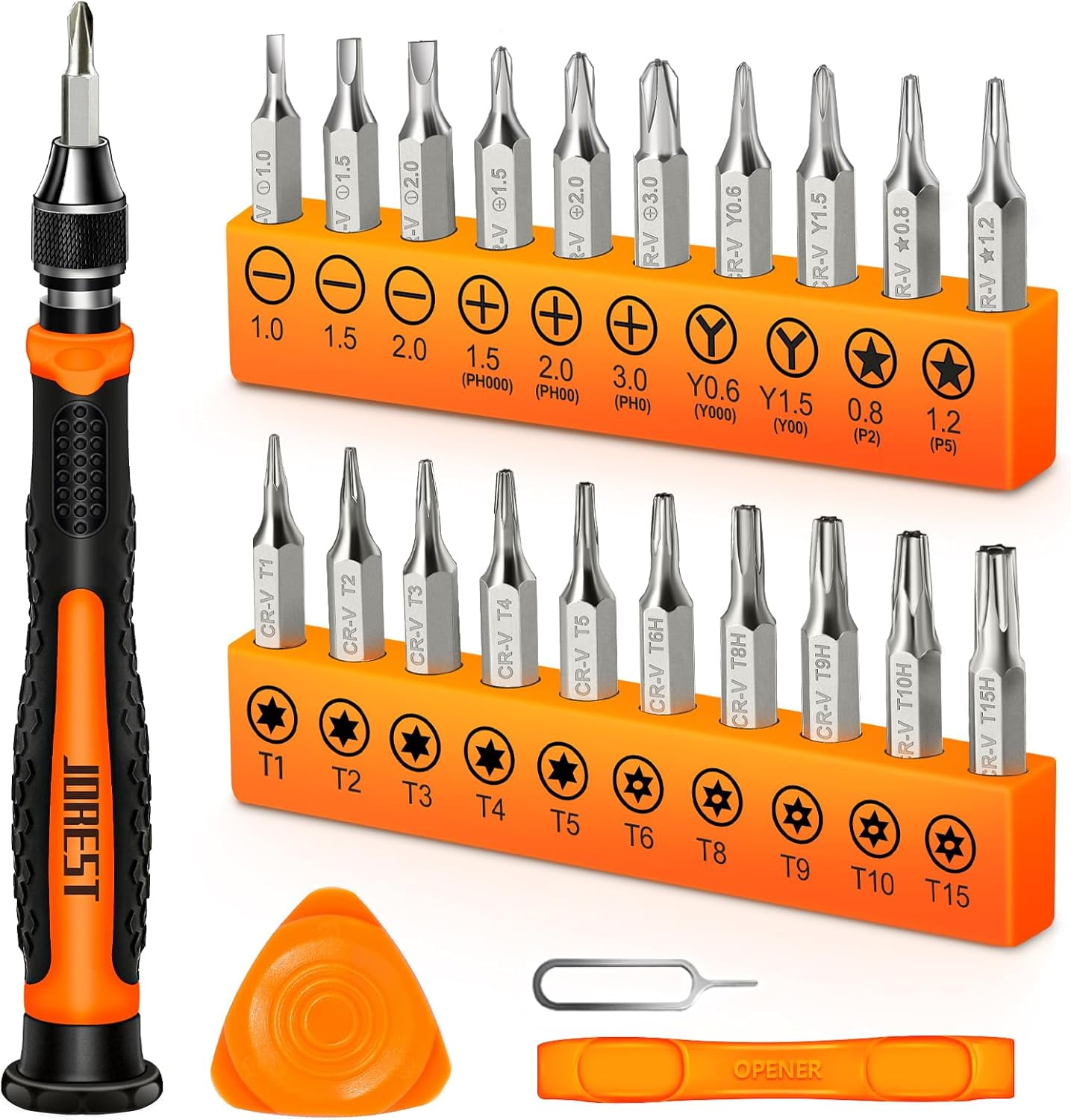 Precision Screwdriver Set, 38Pcs Mini Torx T5 T6 Y00 Tool Kit for ...