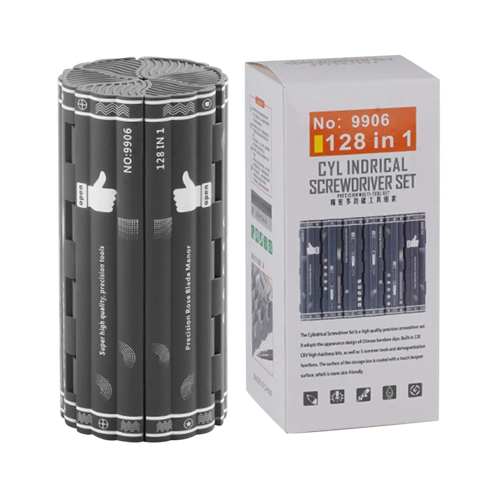 Precision Screwdriver Set with 30 Bits – Portable Book-Style Kit for ...