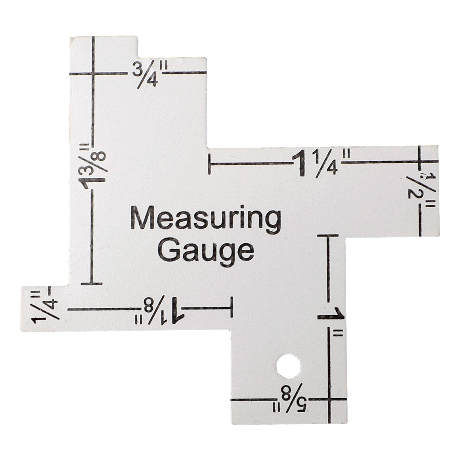 Precision Seam Measurement Gauge Metal Quilting Tailors Ruler Template ...