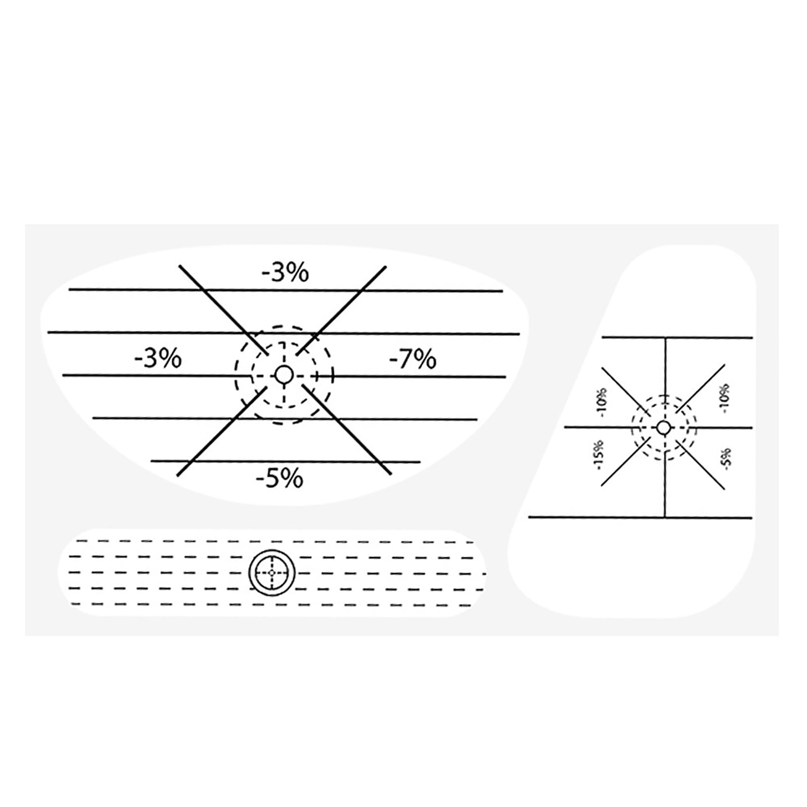 Precision Shooting Target Stickers for Scope Calibration, Windage ...