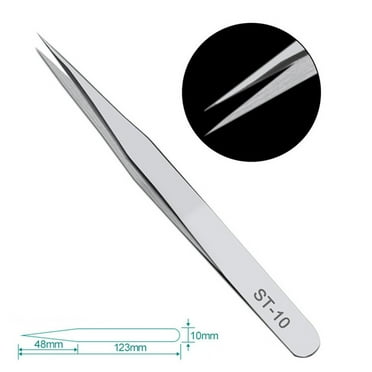 A2ZScilab - 4Pcs Precision Tweezers Set - Anti - Rust Stainless Steel ...