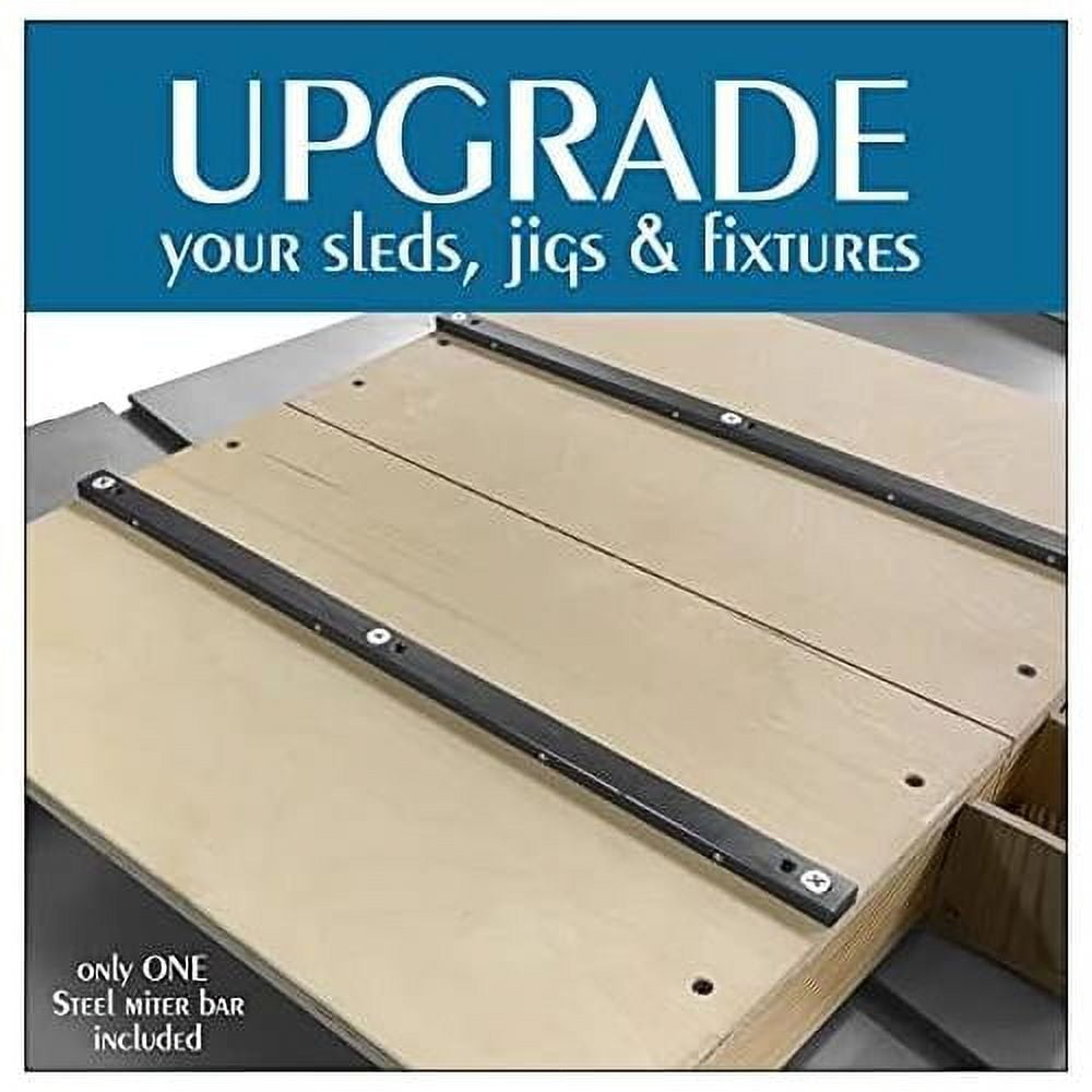 Precision Steel Miter Bar Rail Runner With Adjustable Spring Loaded ...
