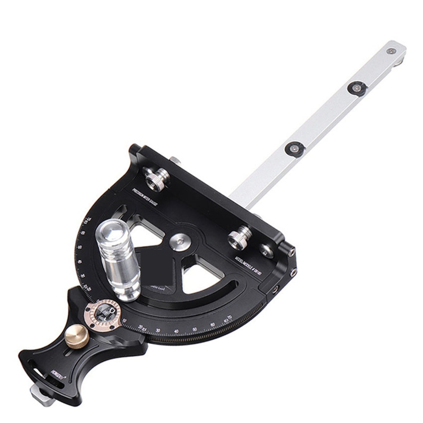 Precision Table Saw Miter Gauge With A Standard Slot Steel Bar ...