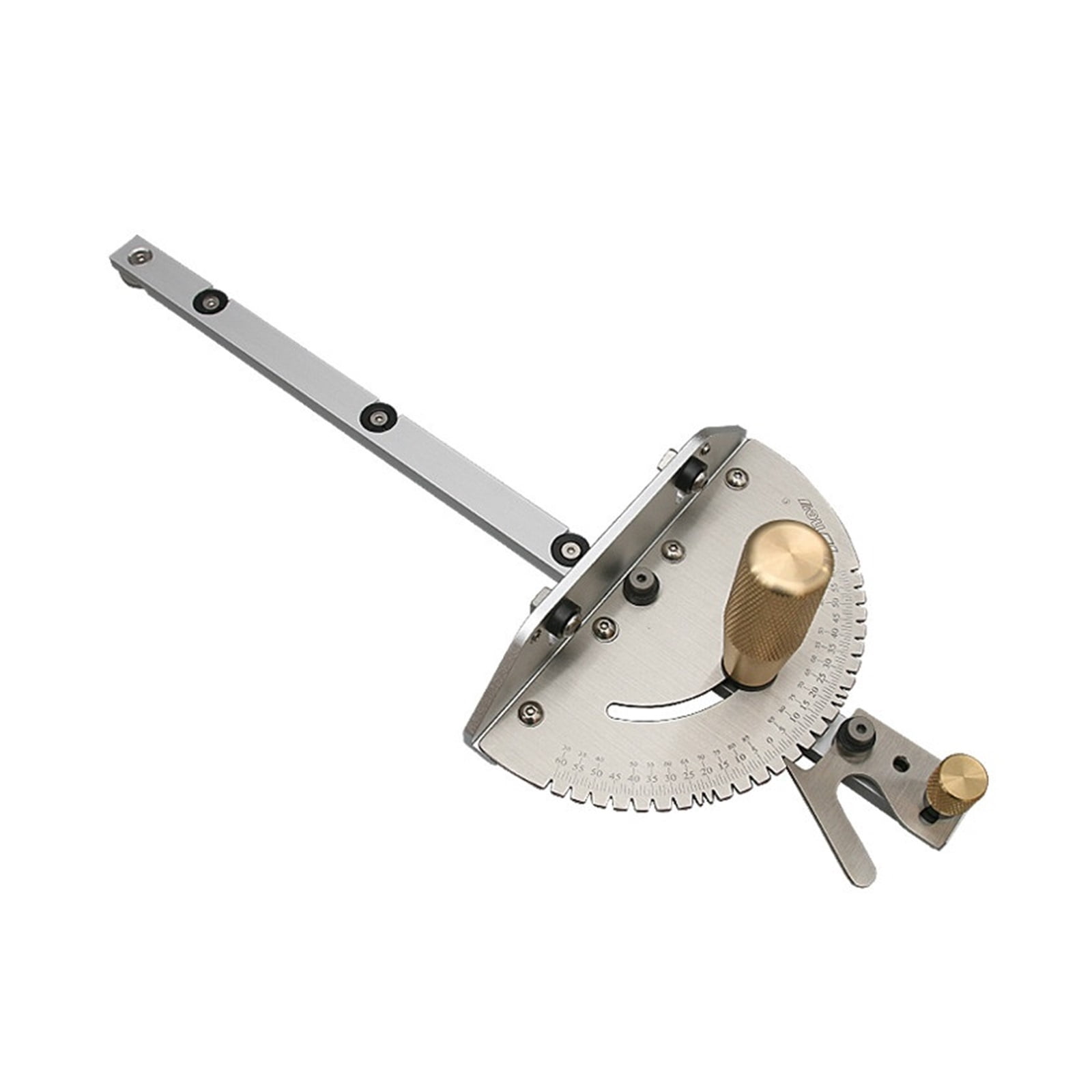 Precision Table Saw Miter Gauge With A Standard Slot Steel Bar ...