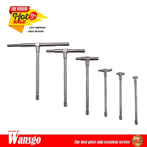 Precision Telescoping Gage Set 5/16" - 6" Range T-Bore Hole Gauges W ...