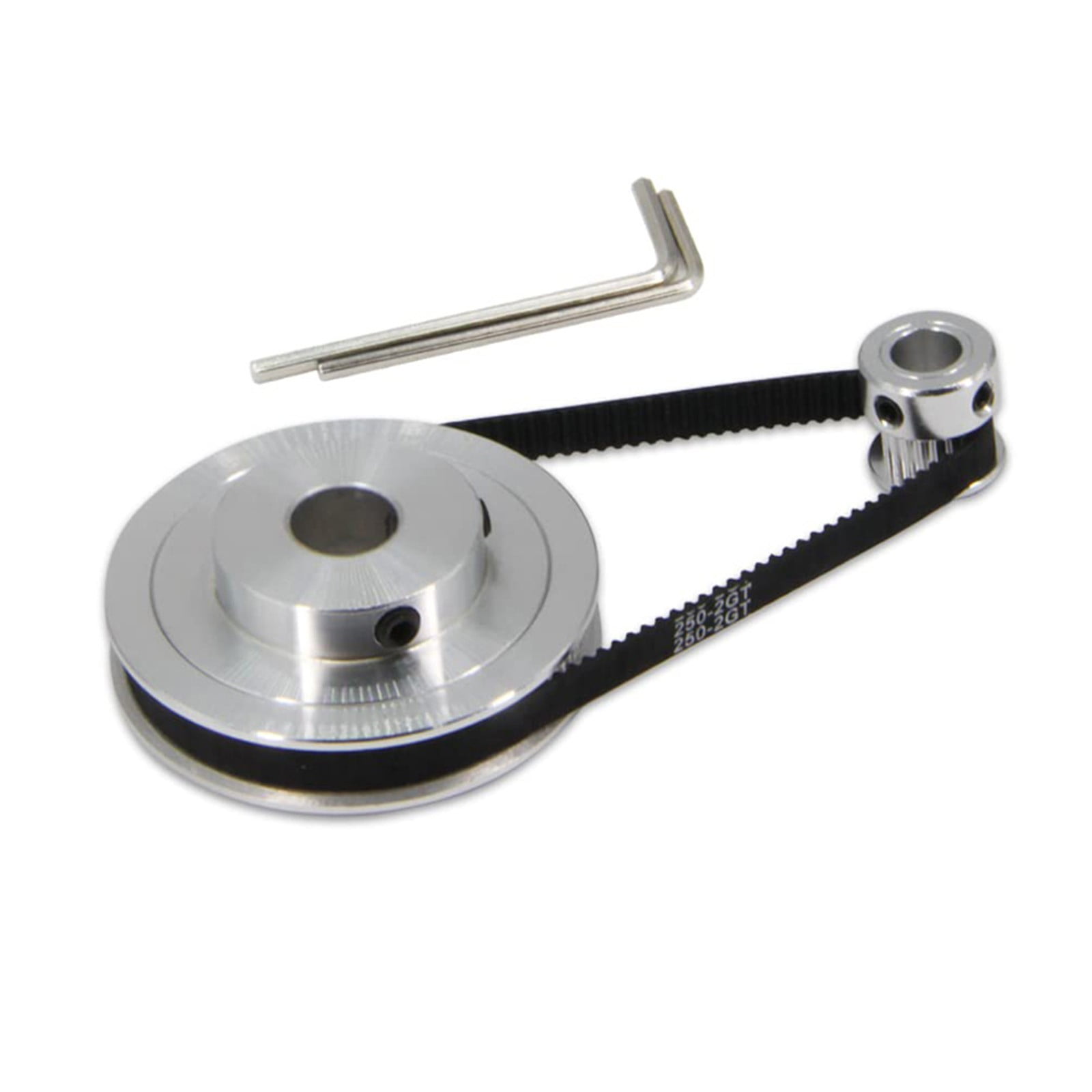 Precision Transmission GT2 Synchronous Wheel 20 & 80 Teeth Aluminium ...