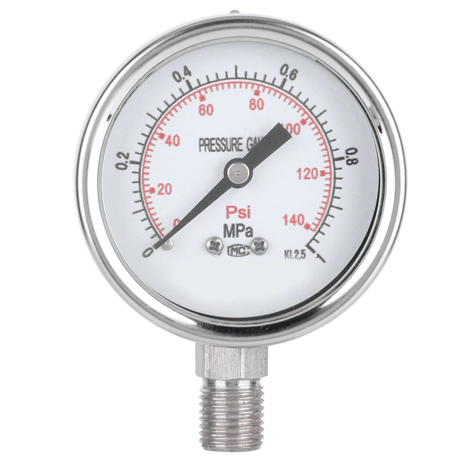 Precision Vacuum Gauge, 2.5 Accuracy, Ideal For Valves, Petrochemical ...