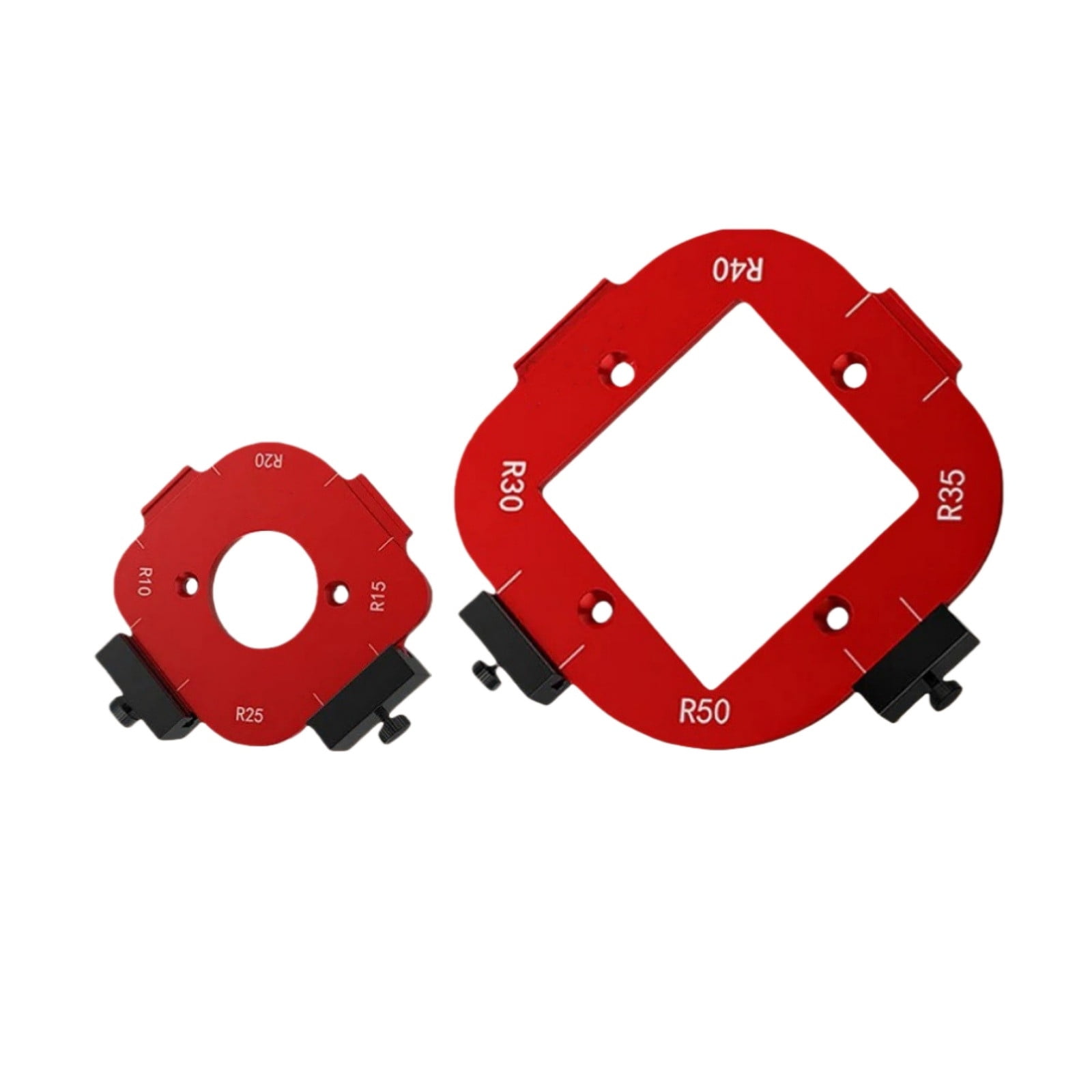 Precision Woodworking Corner Positioning Templates for Curved Cutting 2 ...