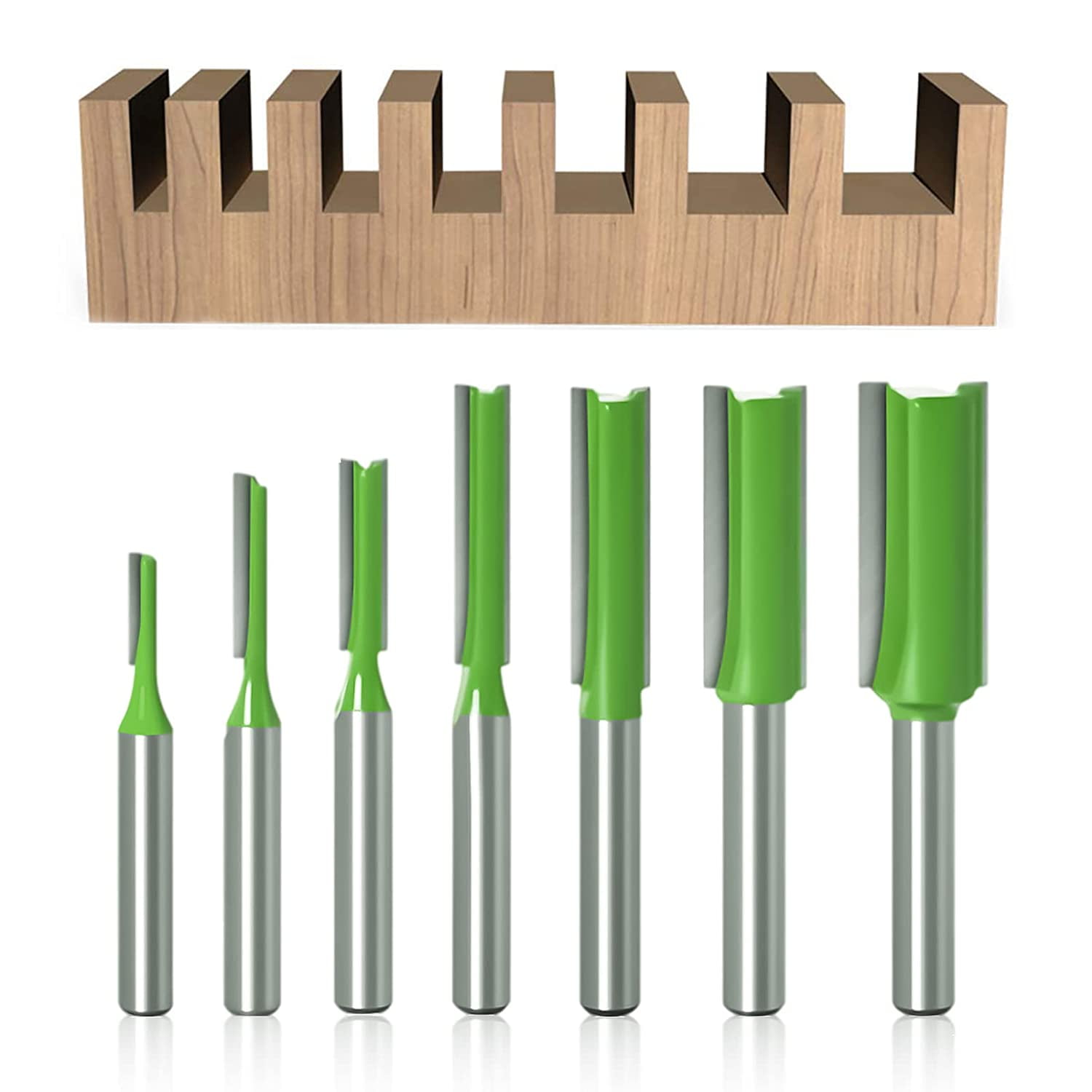 Precision Woodworking Solution, YG6 Carbide Straight Cut Router Bits ...