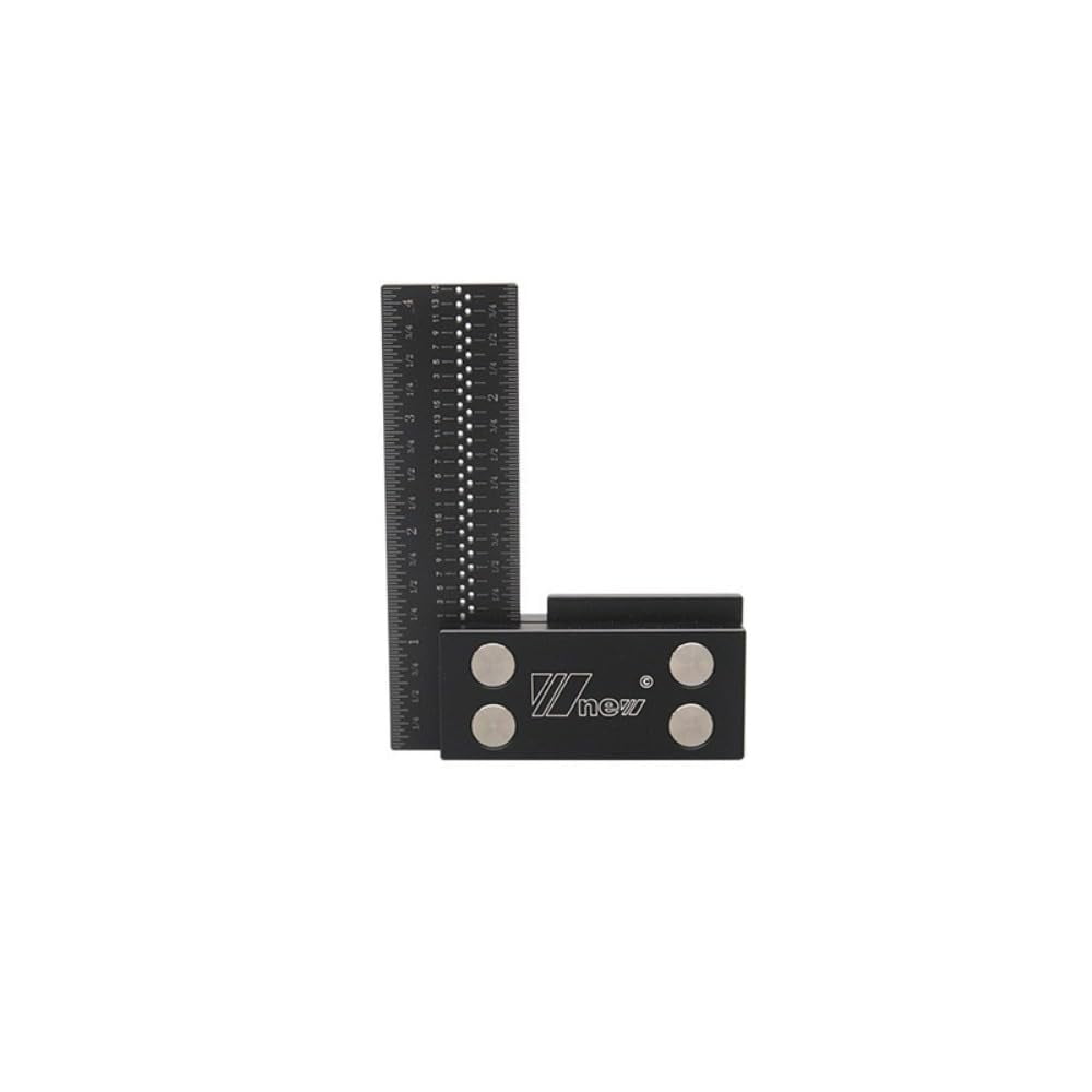 Precision Woodworking Square Aluminum Alloy Ruler Carpenter Line ...