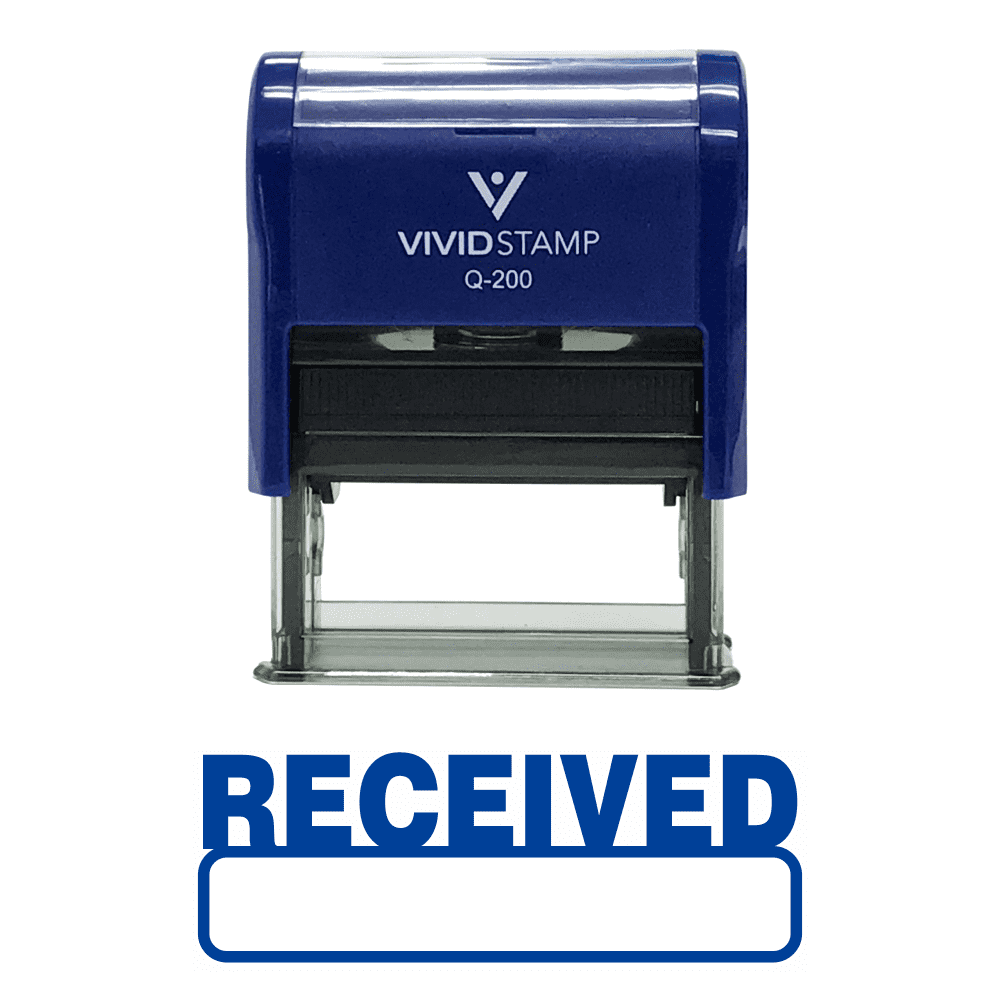 Precision and Convenience: Vivid Stamp Basic RECEIVED Self Inking ...