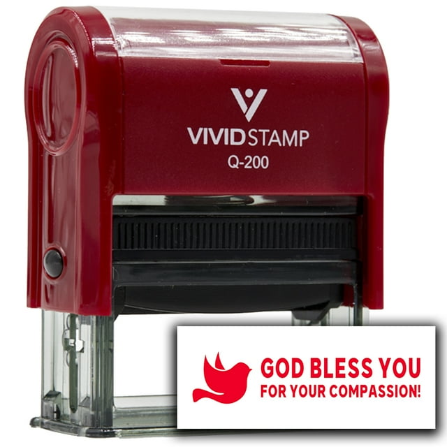 Precision and Convenience: Vivid Stamp God bless you for your ...