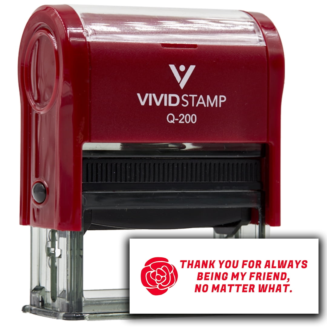 Precision and Convenience: Vivid Stamp Thank you for always being my ...