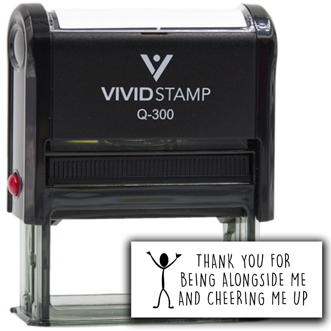 Precision and Convenience: Vivid Stamp Thank you for being alongside me ...
