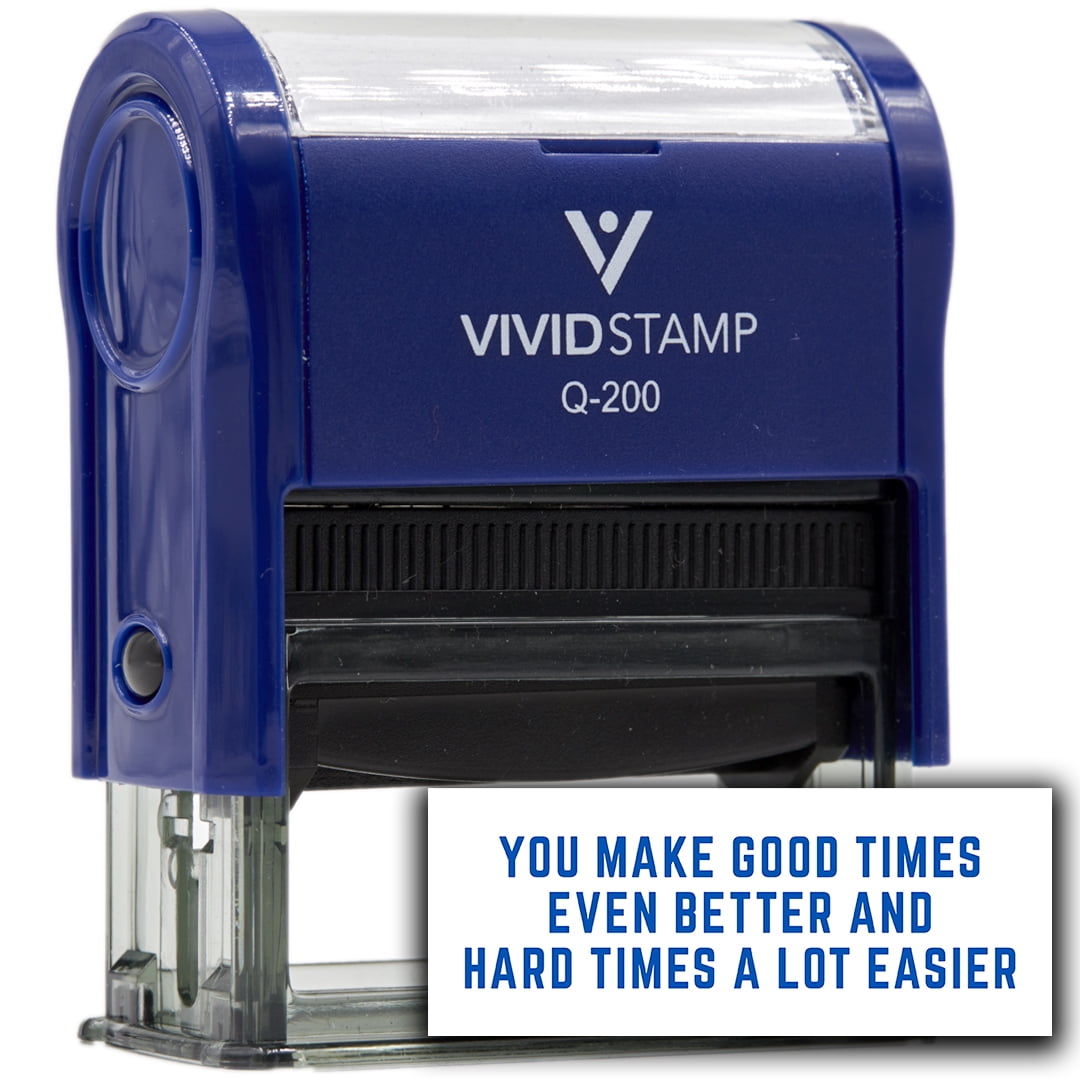 Precision and Convenience: Vivid Stamp You make good times even better ...