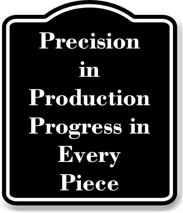 Precision in Production Progress in Every Piece BLACK Aluminum ...