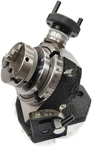 Precision quality 4"/ 100 mm tilting milling indexing rotary table with ...