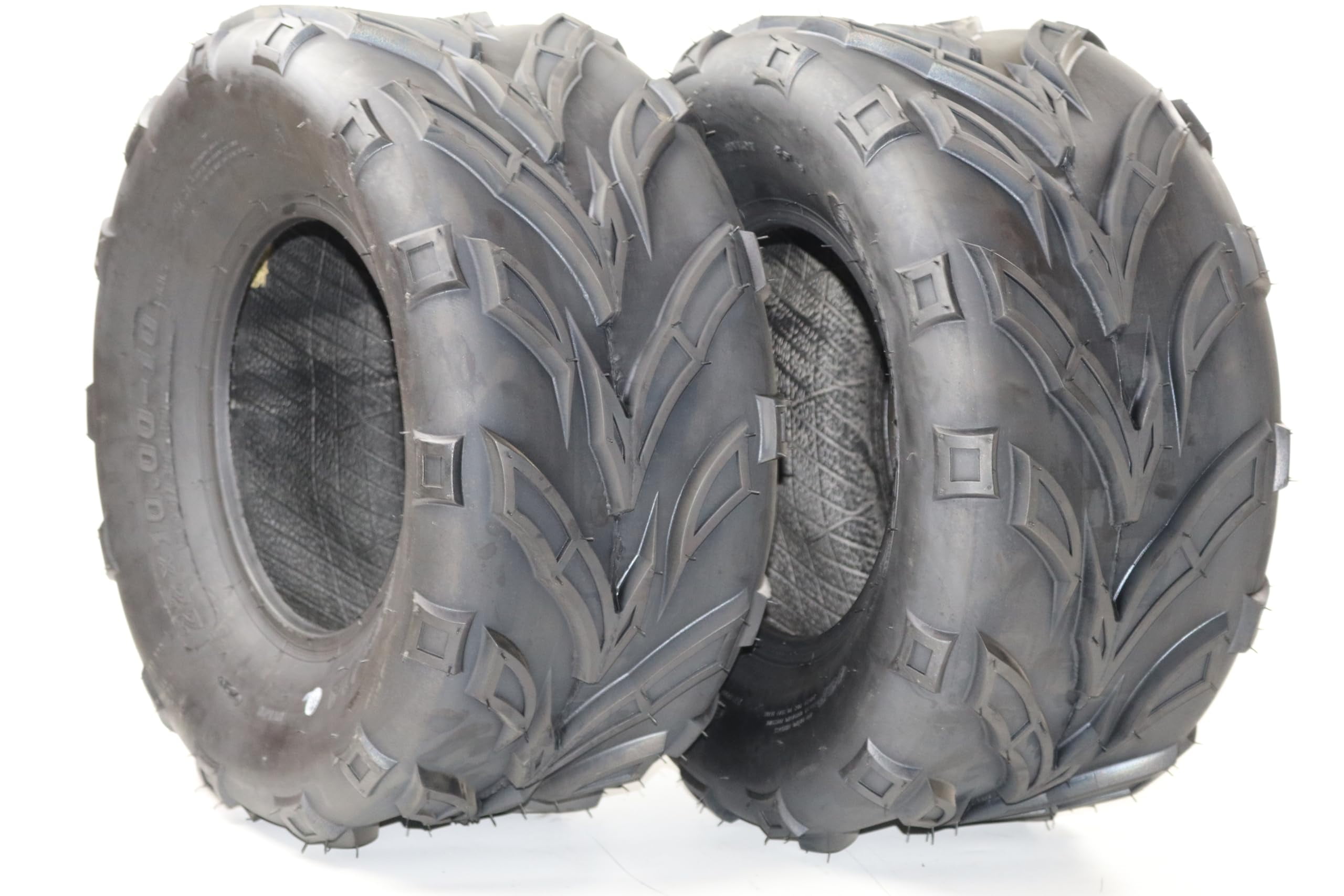 PrecisionAuto 2-Pack 19x7-8 ATV UTV Tires, 4PR Tubeless All Terrain Mud ...