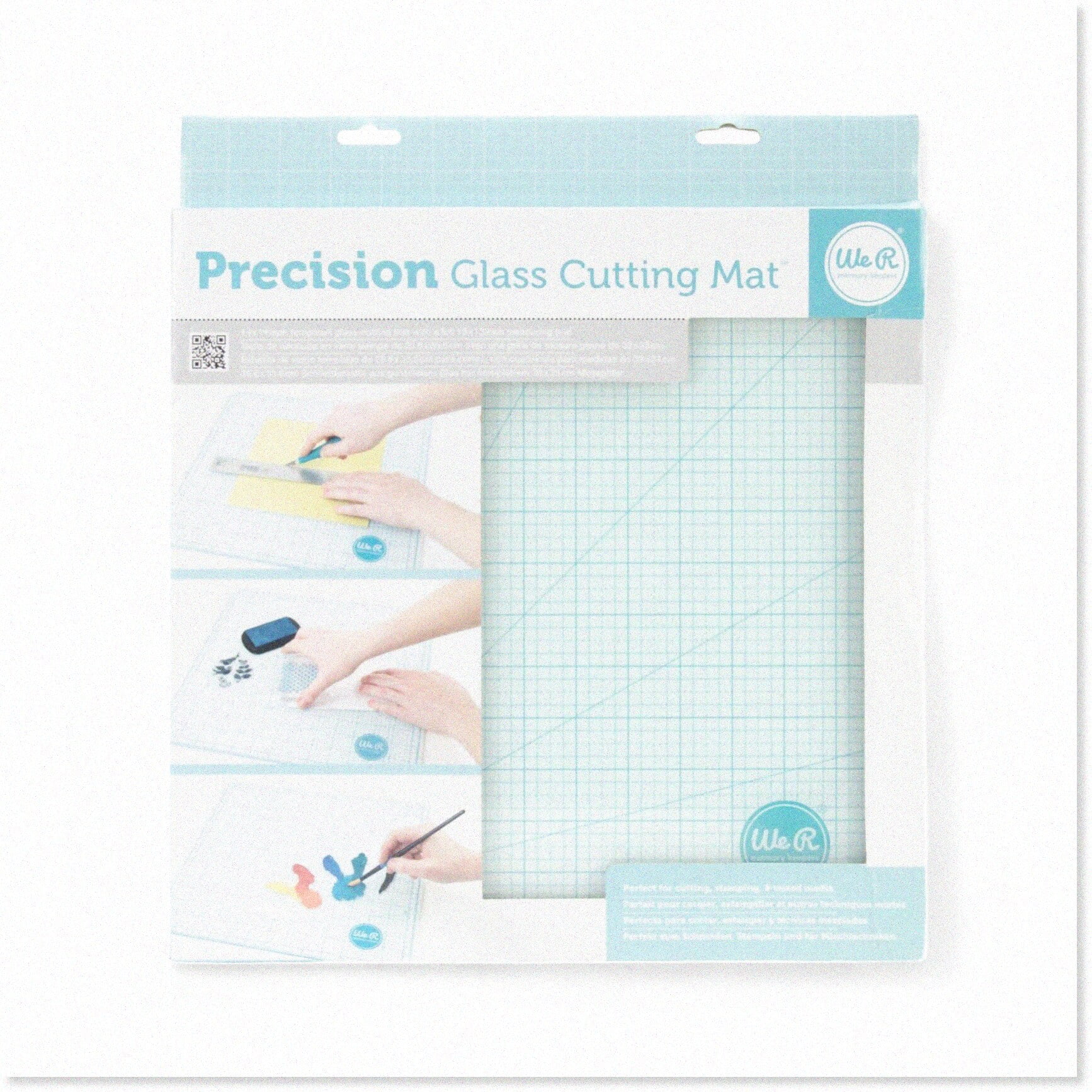 PrecisionCraft White Grid Cutting Mat - Ideal for Cutting, Stamping ...