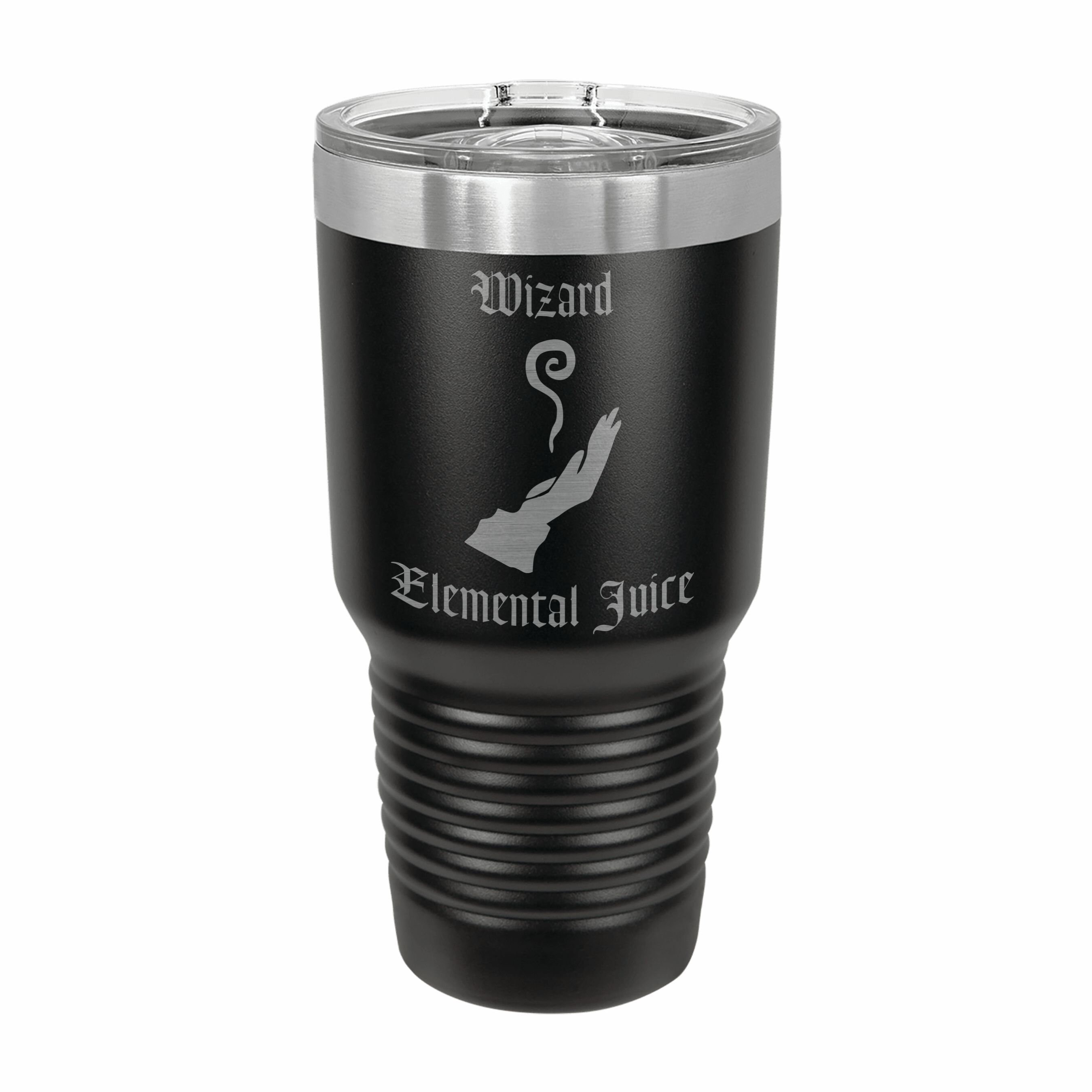 PrecisionNC D&D Tumbler Wizard Elemental Juice Engraved Stainless Steel ...