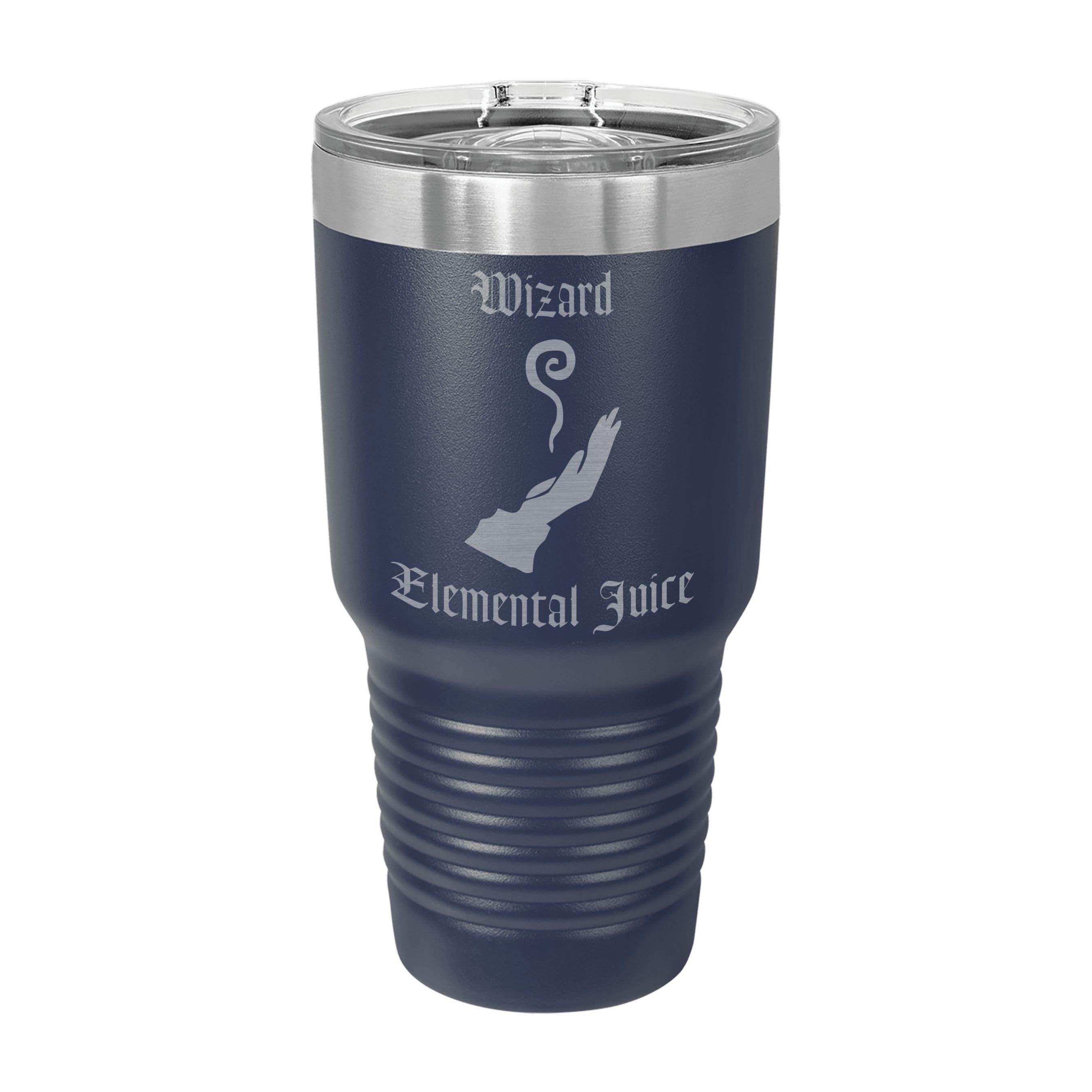 PrecisionNC D&D Tumbler Wizard Elemental Juice Engraved Stainless Steel ...