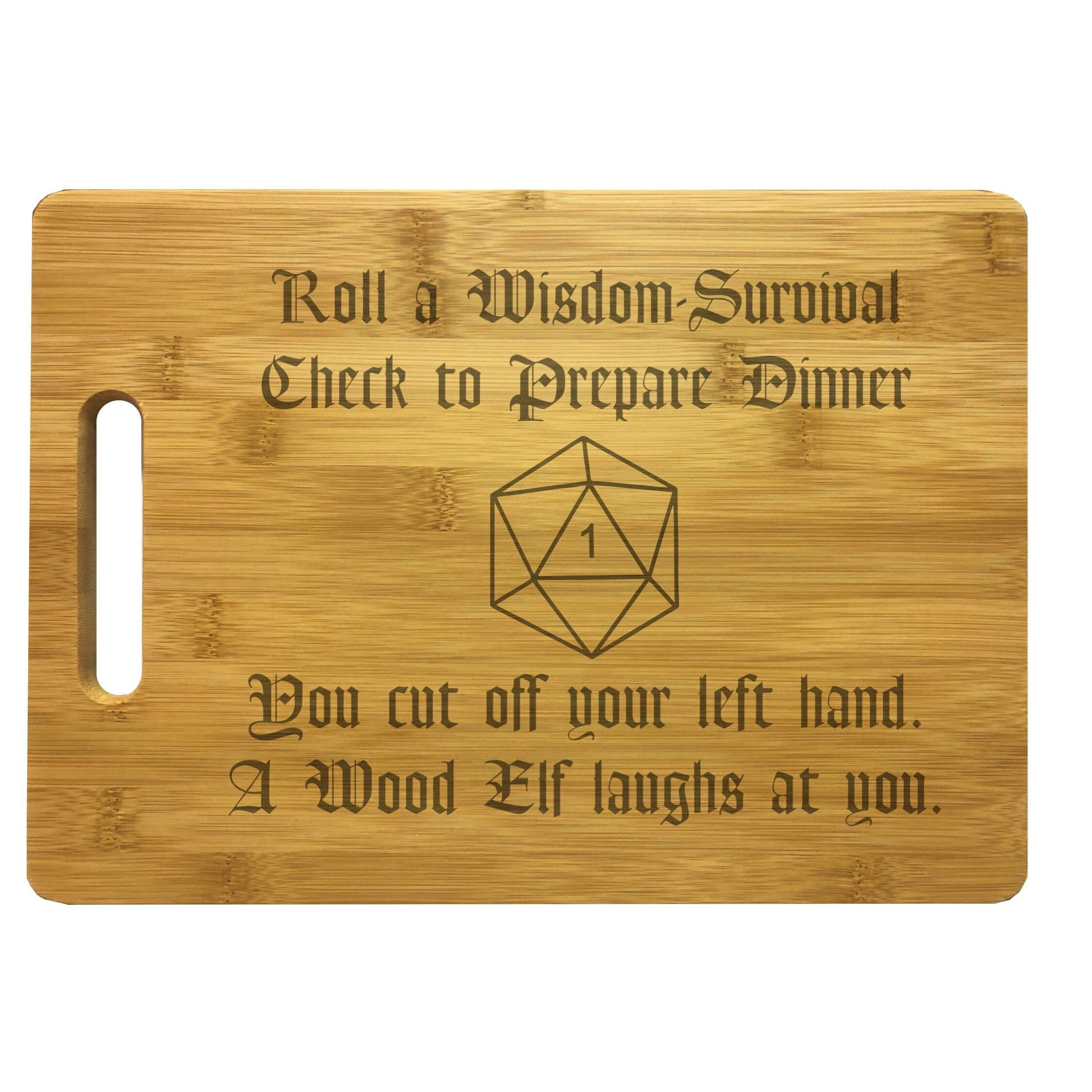 PrecisionNC DnD Gifts Wisdom Check Crit Fail Funny Result Engraved ...