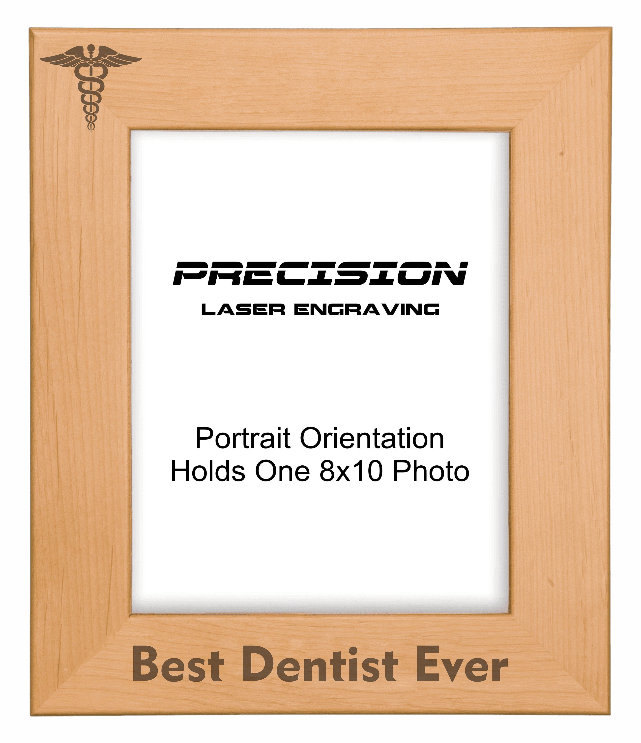 PrecisionNC Engraving DDS Gifts Best Dentist Ever with Caduceus Symbol ...