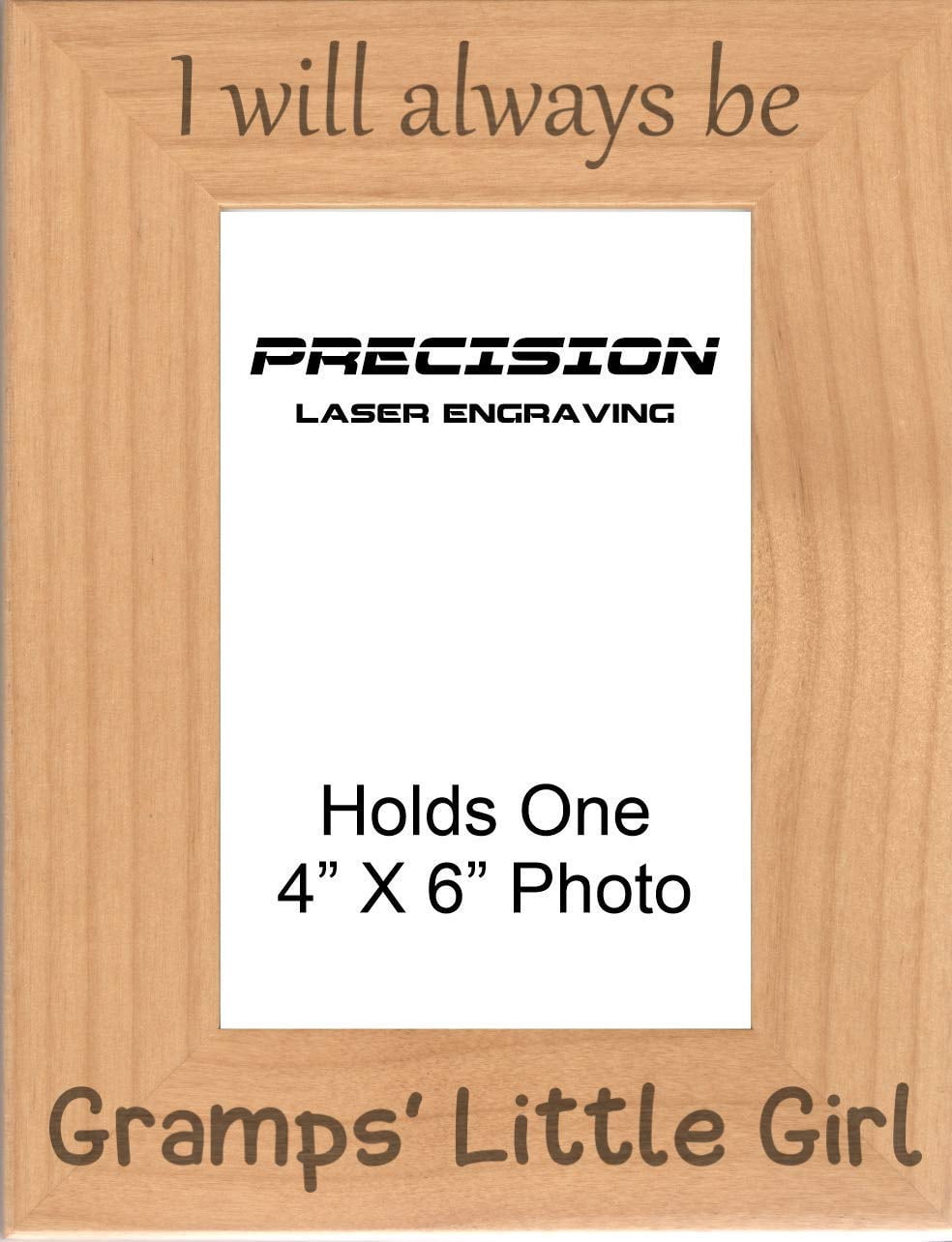 PrecisionNC Engraving Gift for Grandpa Granddaughter I Will Always be ...