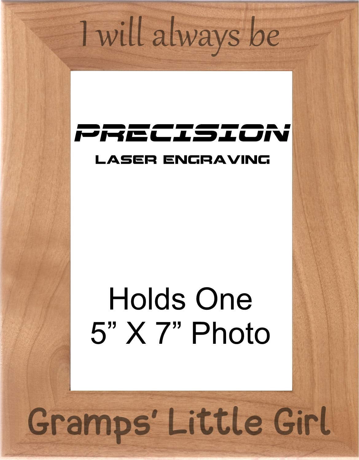 PrecisionNC Engraving Gift for Grandpa Granddaughter I Will Always be ...