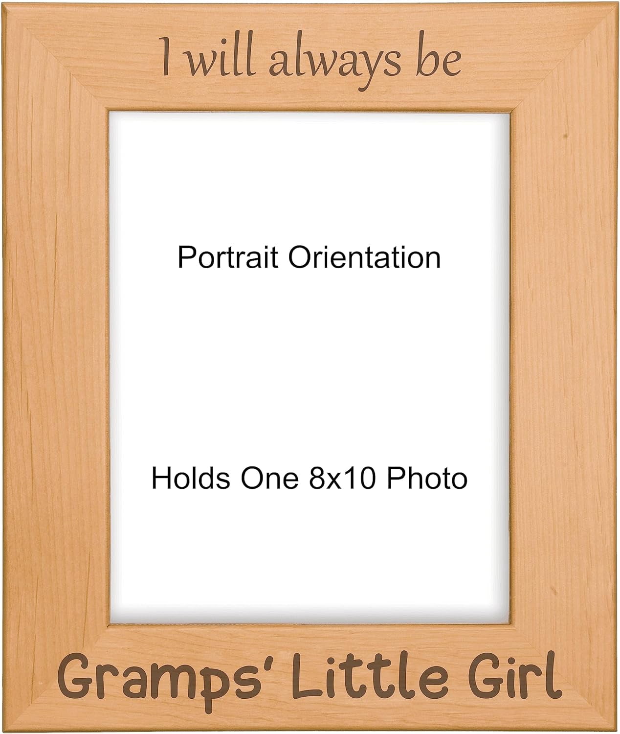 PrecisionNC Engraving Gift for Grandpa Granddaughter I Will Always be ...