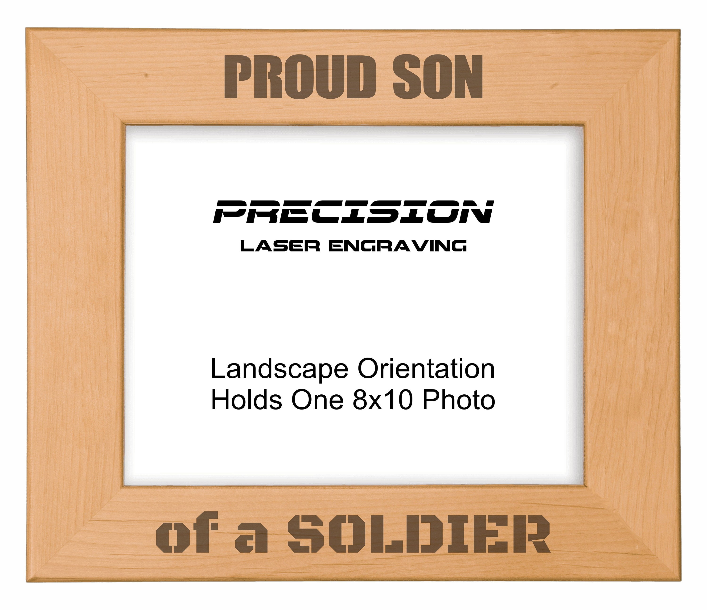 PrecisionNC Engraving Military Gifts Proud Son of a Veteran Engraved ...