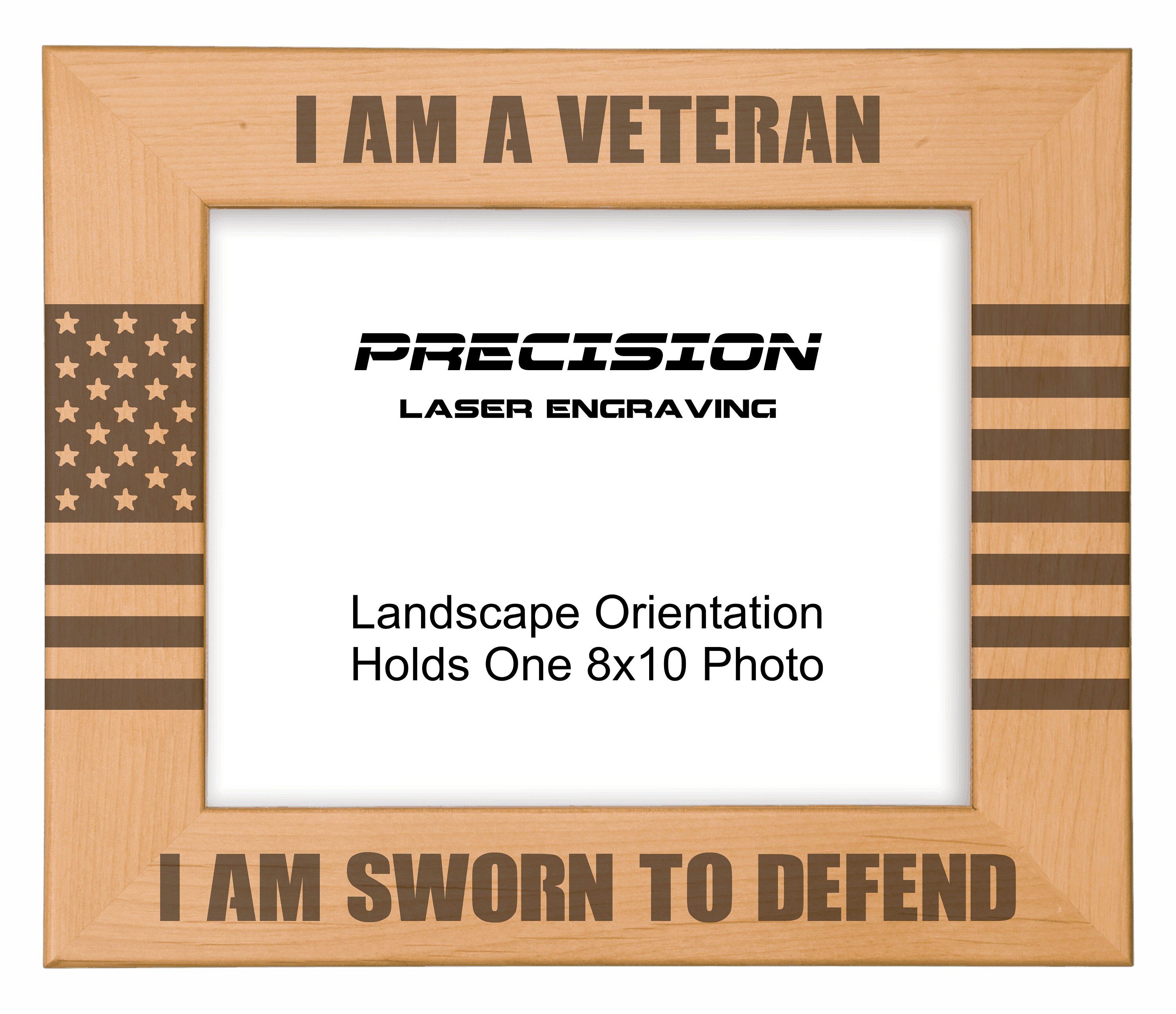 PrecisionNC Engraving Military Gifts Veteran Sworn to Defend with ...