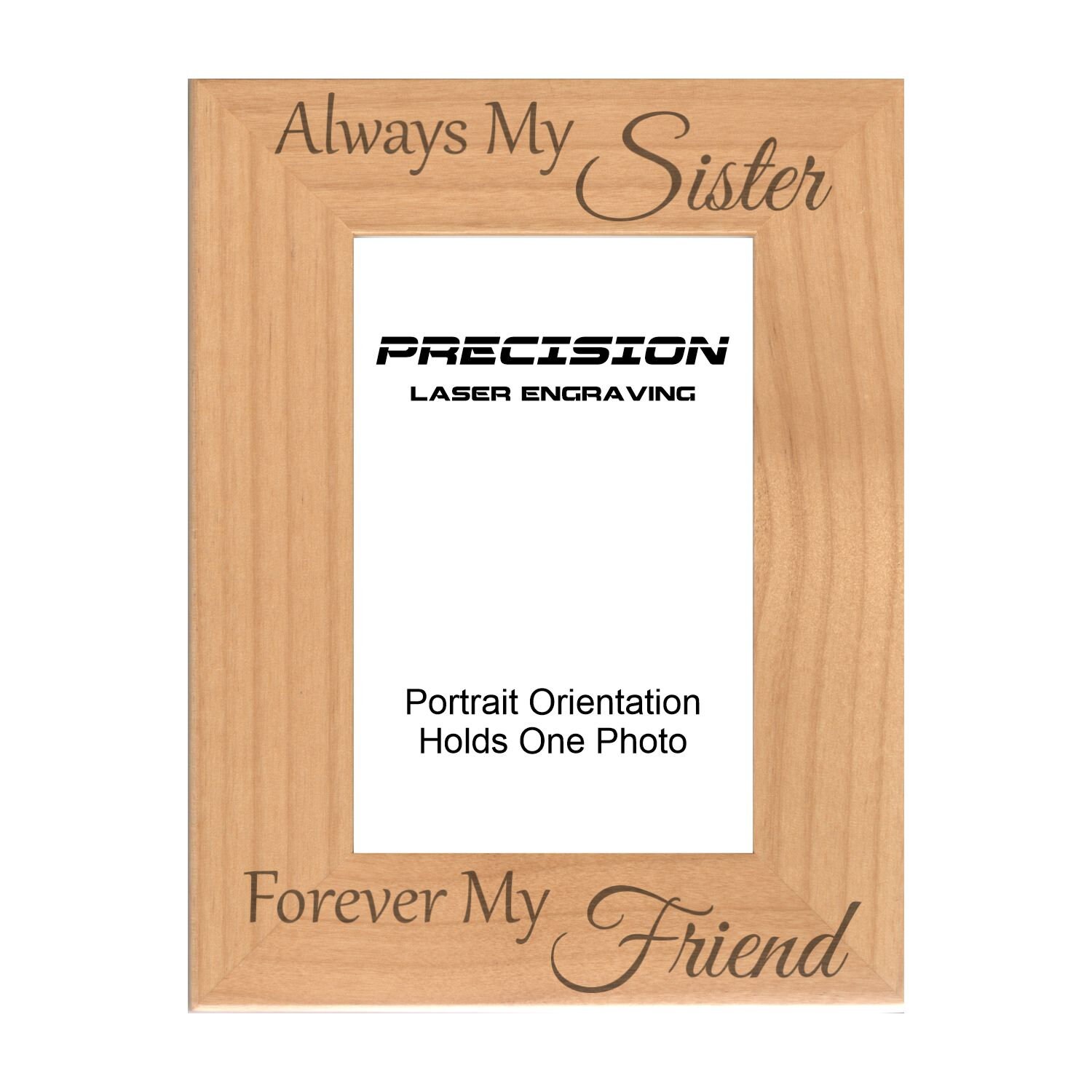 PrecisionNC Engraving Sibling Gifts Always My Sister Forever My Friend ...