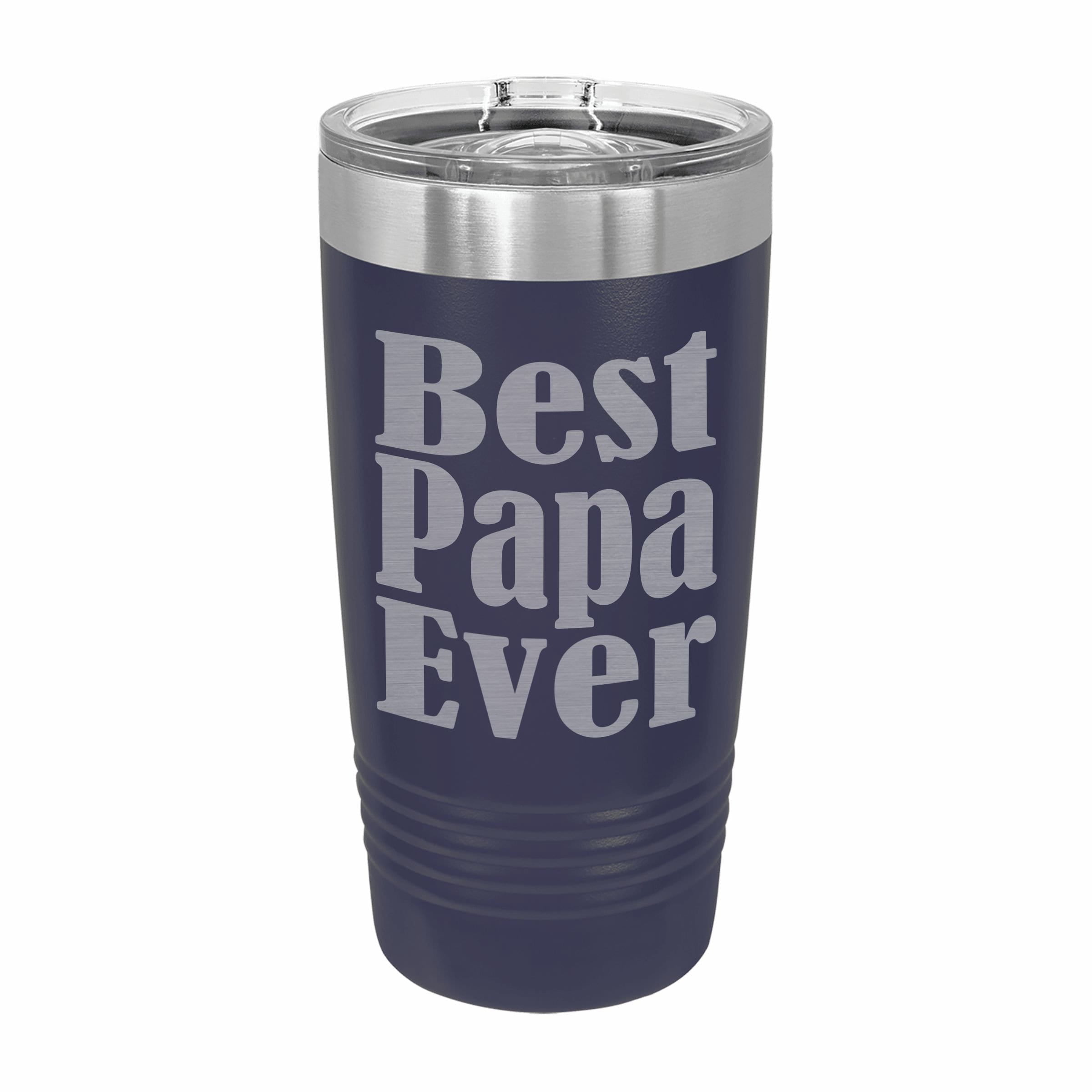 PrecisionNC Fathers Day Gift for Grandpa Best Papa Ever Engraved ...